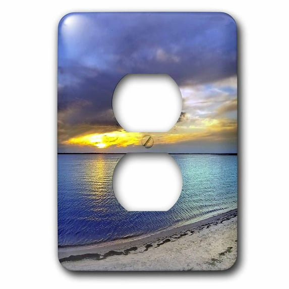 3dRose, Photograph of a sunset at the bay side of the Jersey Shore New ...