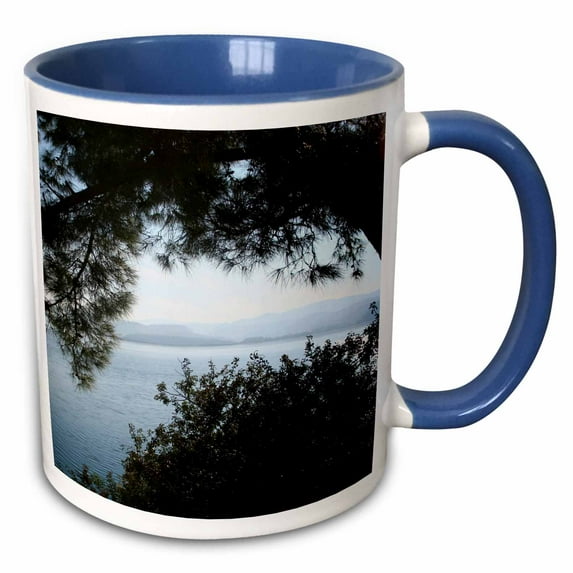 3drose, Pine Trees Overhanging the Aegean Sea, Gokova, Turkiye, 11oz ...