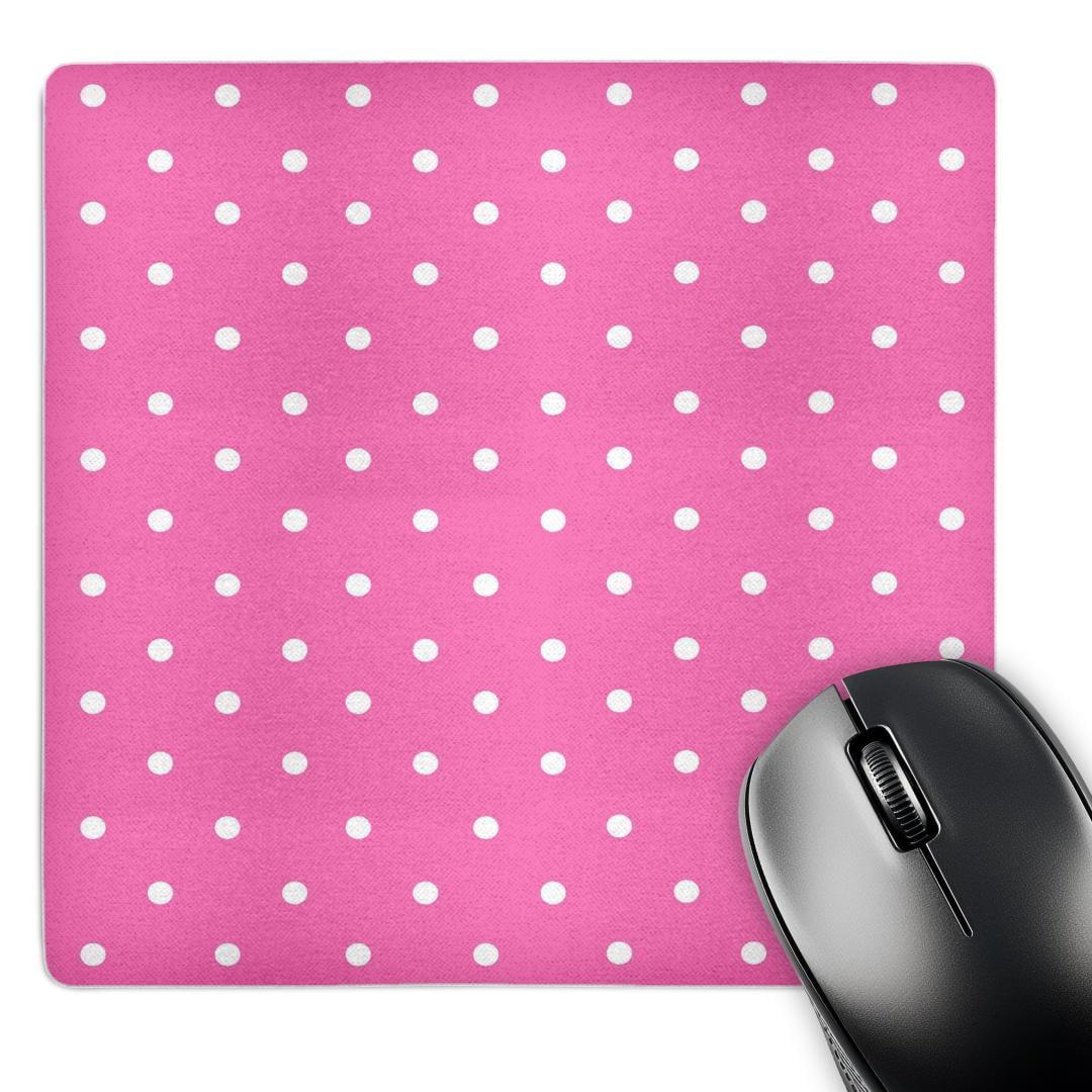 3dRose, Pink polka dot pattern - cute small white dots on bubblegum ...