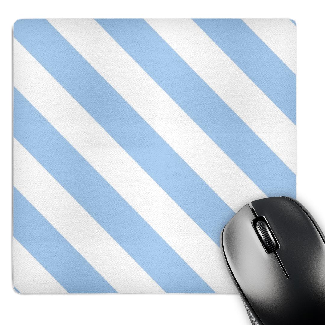 3dRose, Powder blue and white diagonal stripe pattern - light pastel ...
