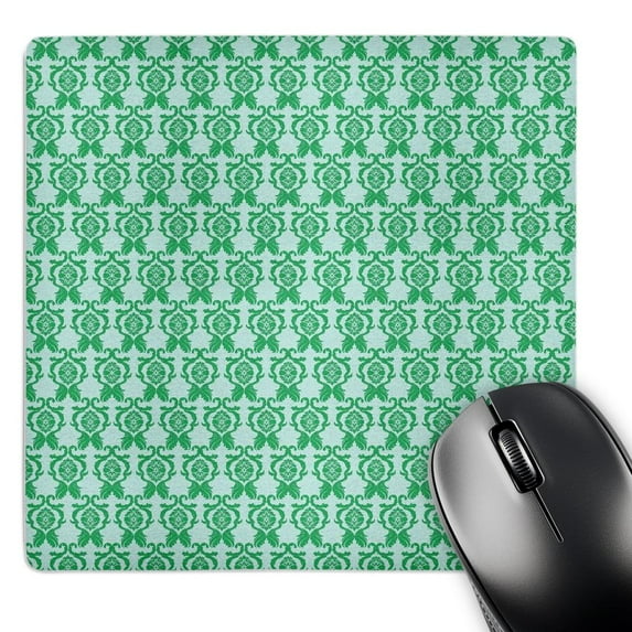 3dRose, Pretty Light Green Small Damask Pattern, Mouse Pad - Walmart.com