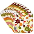3drose, Pretty Multi - Colored Flower Pattern, Set of 8 Coasters - Soft ...