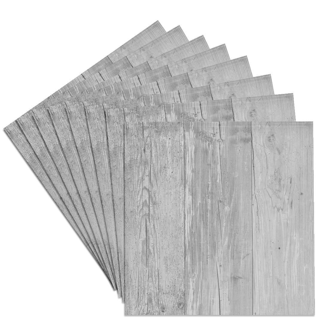 3dRose, Print of Country Gray Barnwood, Set of 8 Ceramic Tile Coasters ...