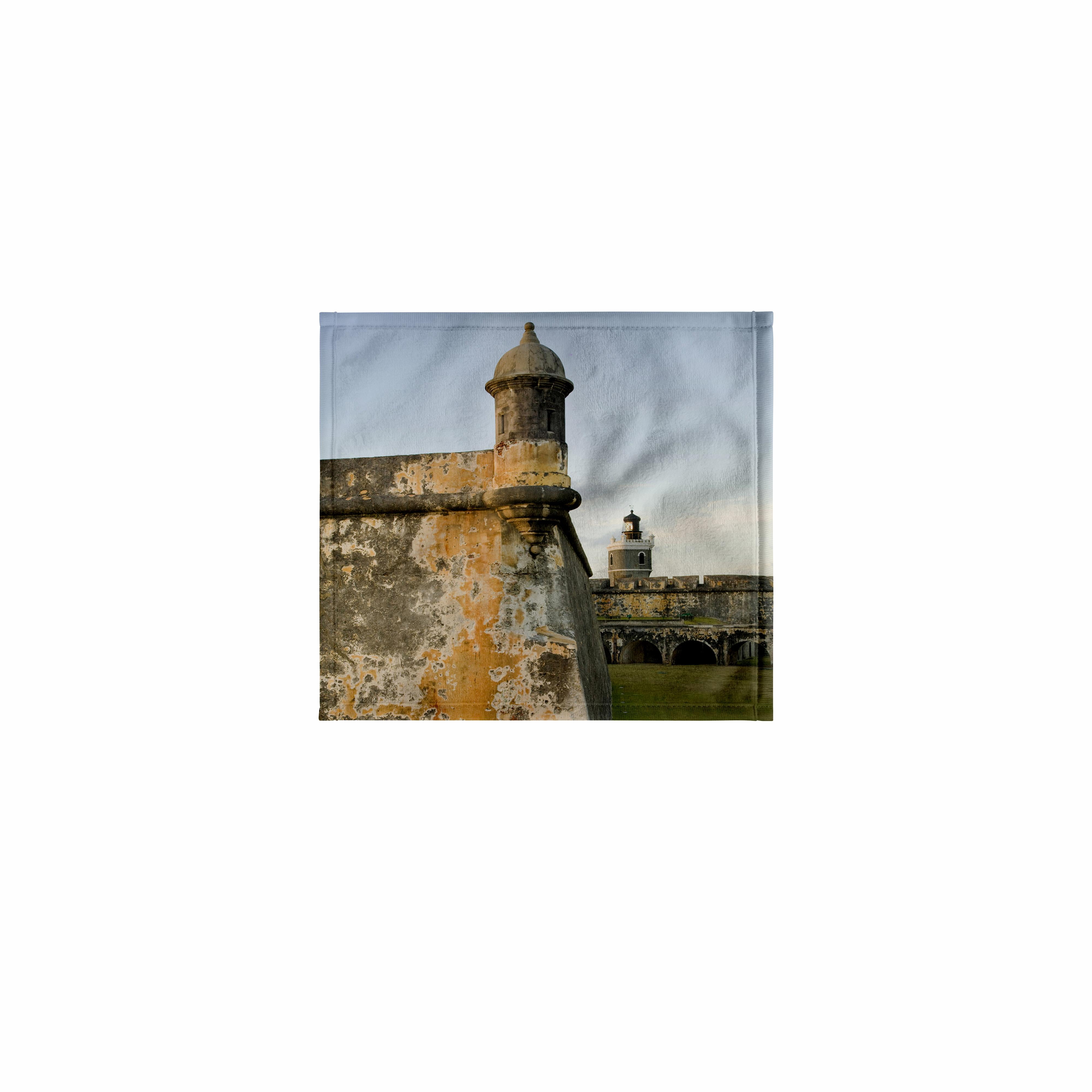 3dRose, Puerto Rico, Walls and Turrets of El Morro Fort -AU02 JME0000 ...