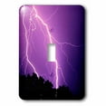 3dRose, Purple Lightning, single toggle switch - Walmart.com