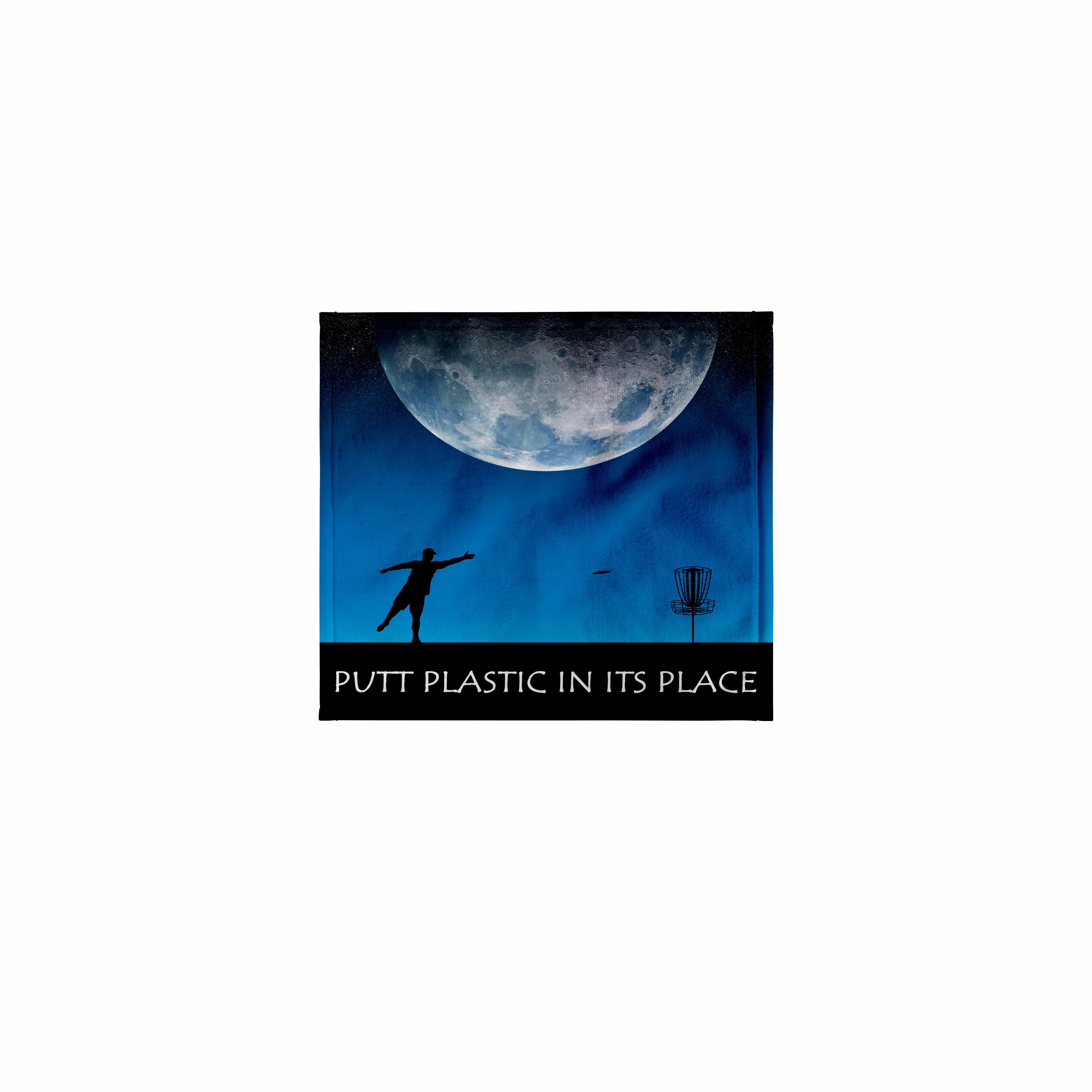 3dRose, Putt Plastic In Its Place 6 silhouette of frisbee disc golfer ...
