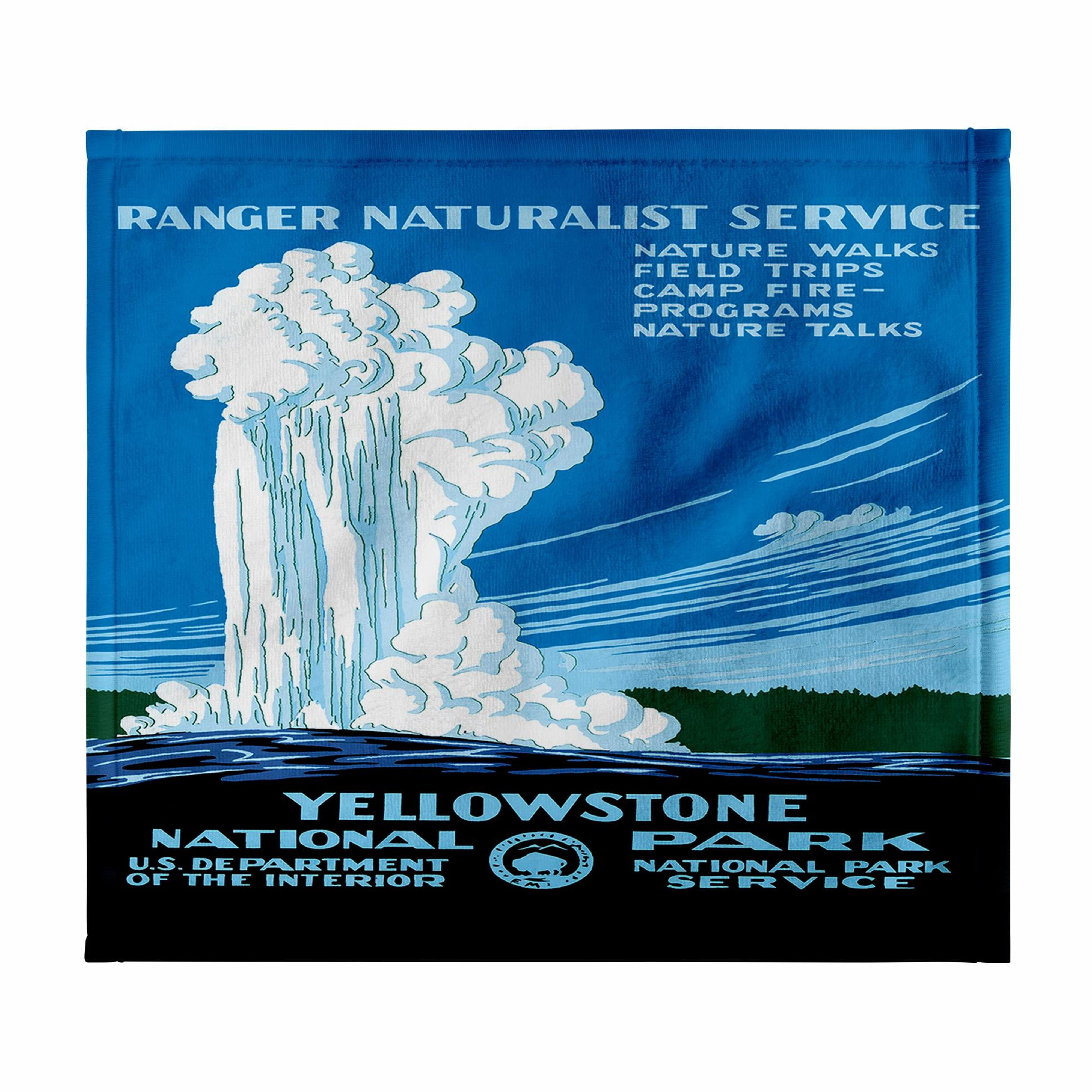 3dRose, Ranger Naturalist Service Yellowstone l Park, US Dept of ...