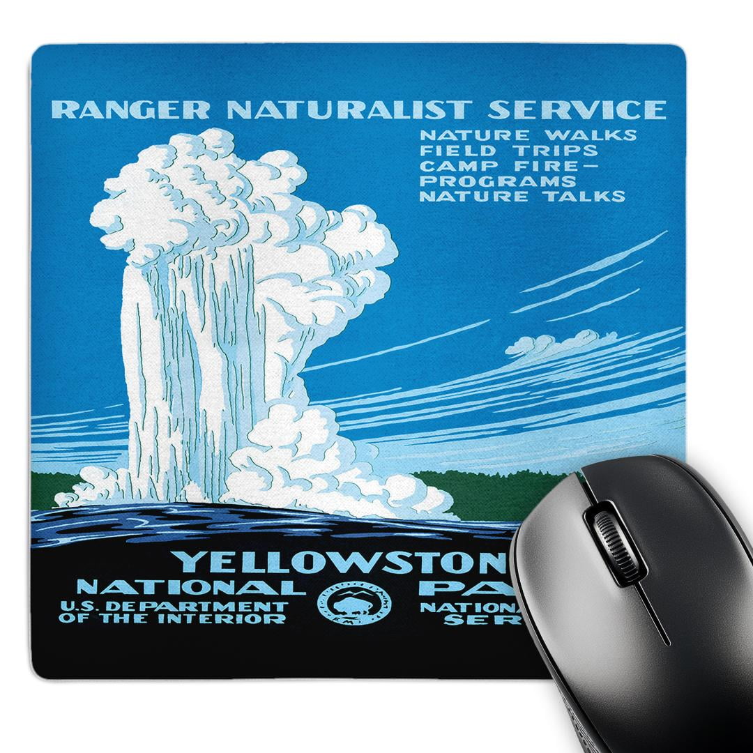 3dRose, Ranger Naturalist Service Yellowstone l Park, US Dept of ...