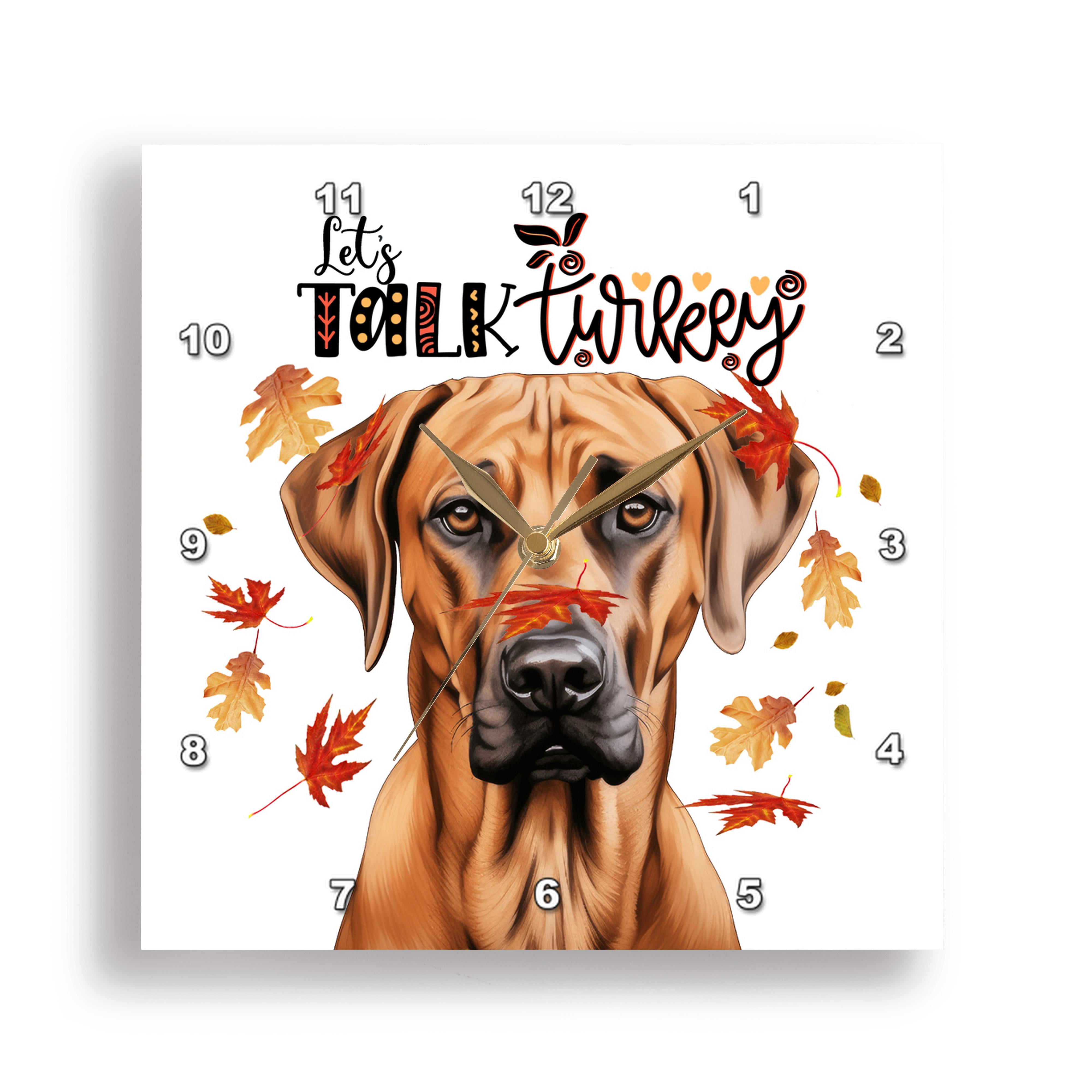 3dRose, Rhodesian Ridgeback Dog Surrounded by Autumn Leaves wants ...