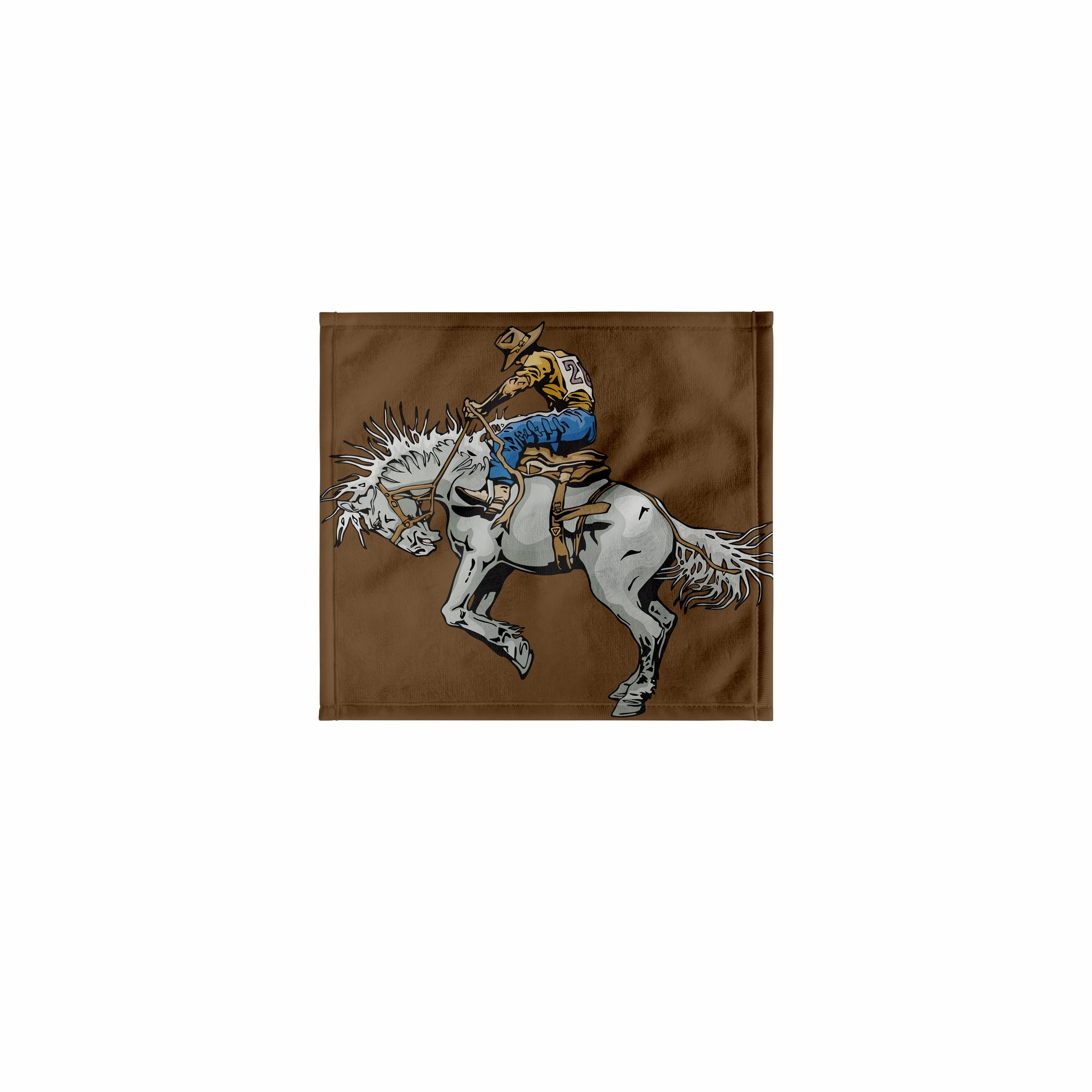 3dRose, Rodeo Rider on Bronc, 11x12 Wash Cloth for Face and Body ...