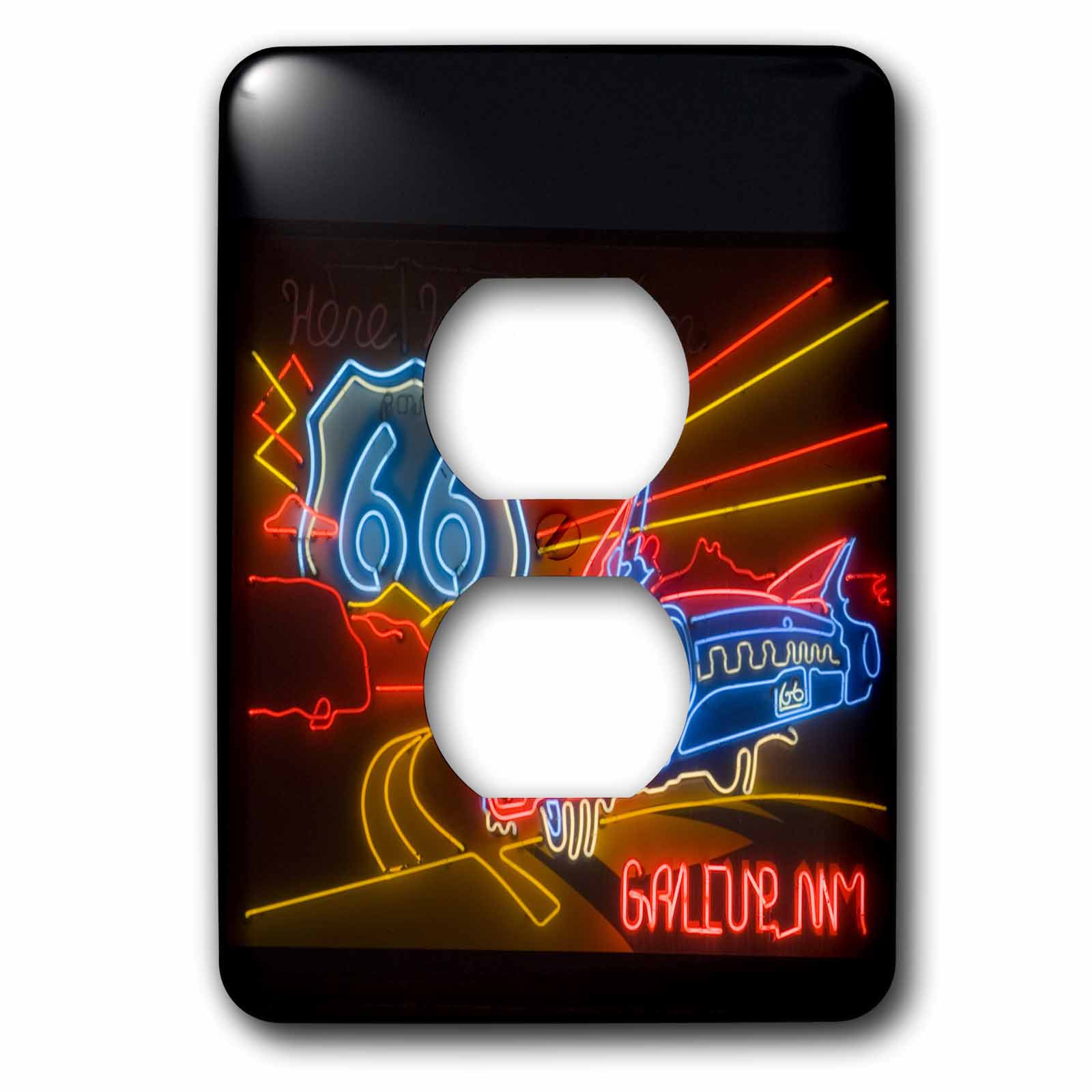 3dRose, Route 66 Neon sign - Gallup Chamber of Commerce - US32 TDR0060 ...