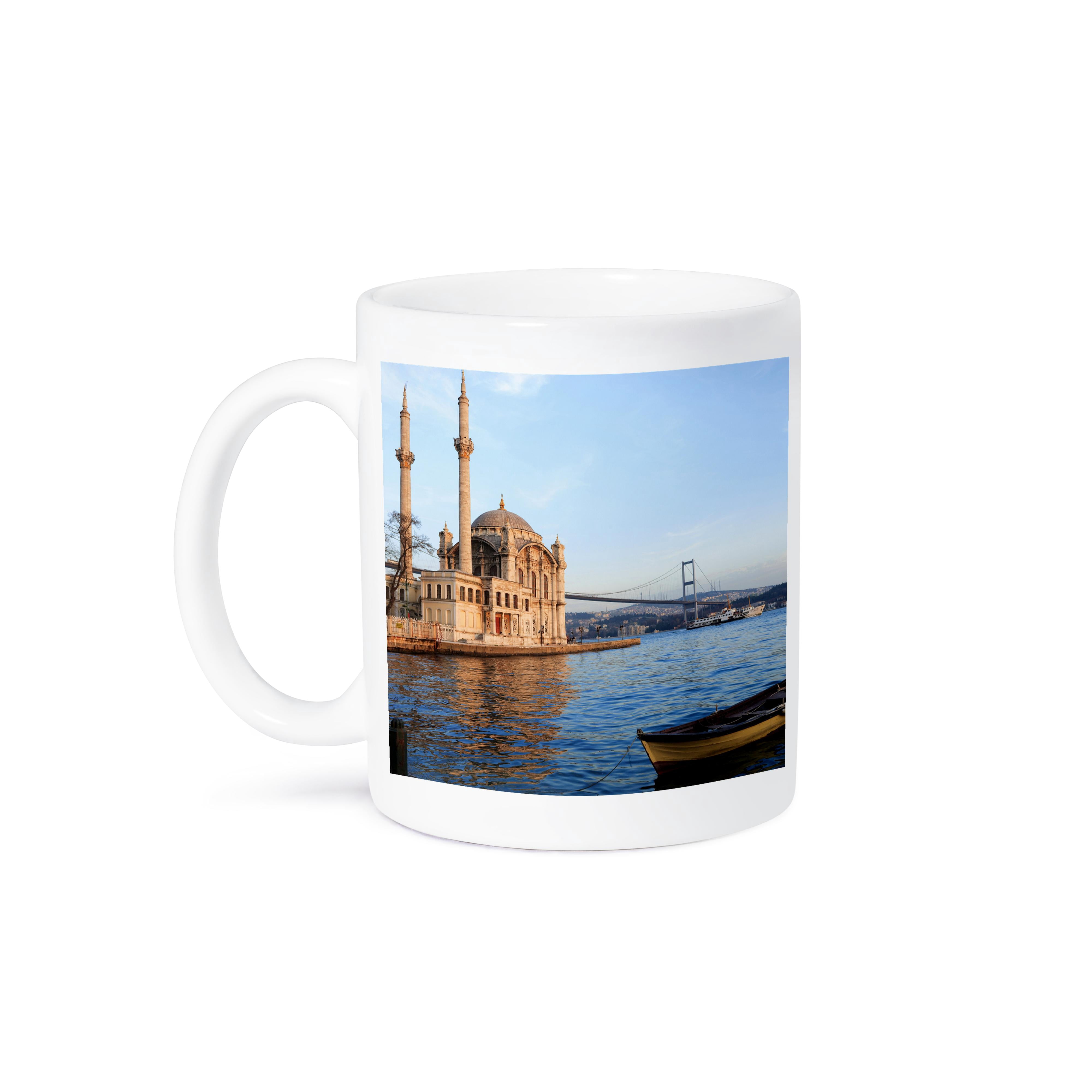 3dRose, Row boat, Buyuk Mecidiye Camii, Ortakoy, Istanbul, Turkey-AS37 ...