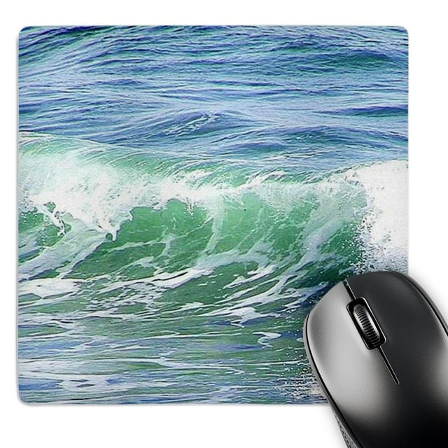 3dRose, Seafoam Green n Blue Waves n Water, Mouse Pad - Walmart.com