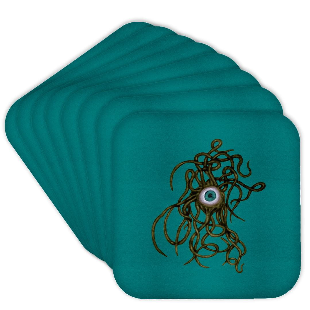3drose, Single-eyed Weird Cephalopoda with Numerous Tentacles Yellow ...