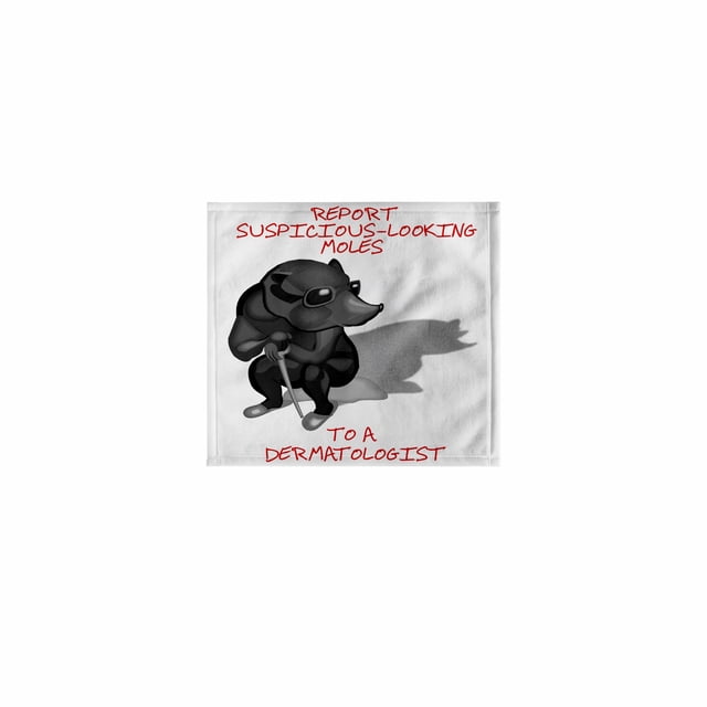 3dRose, Skin Cancer Awareness, 11x12 Wash Cloth for Face and Body ...