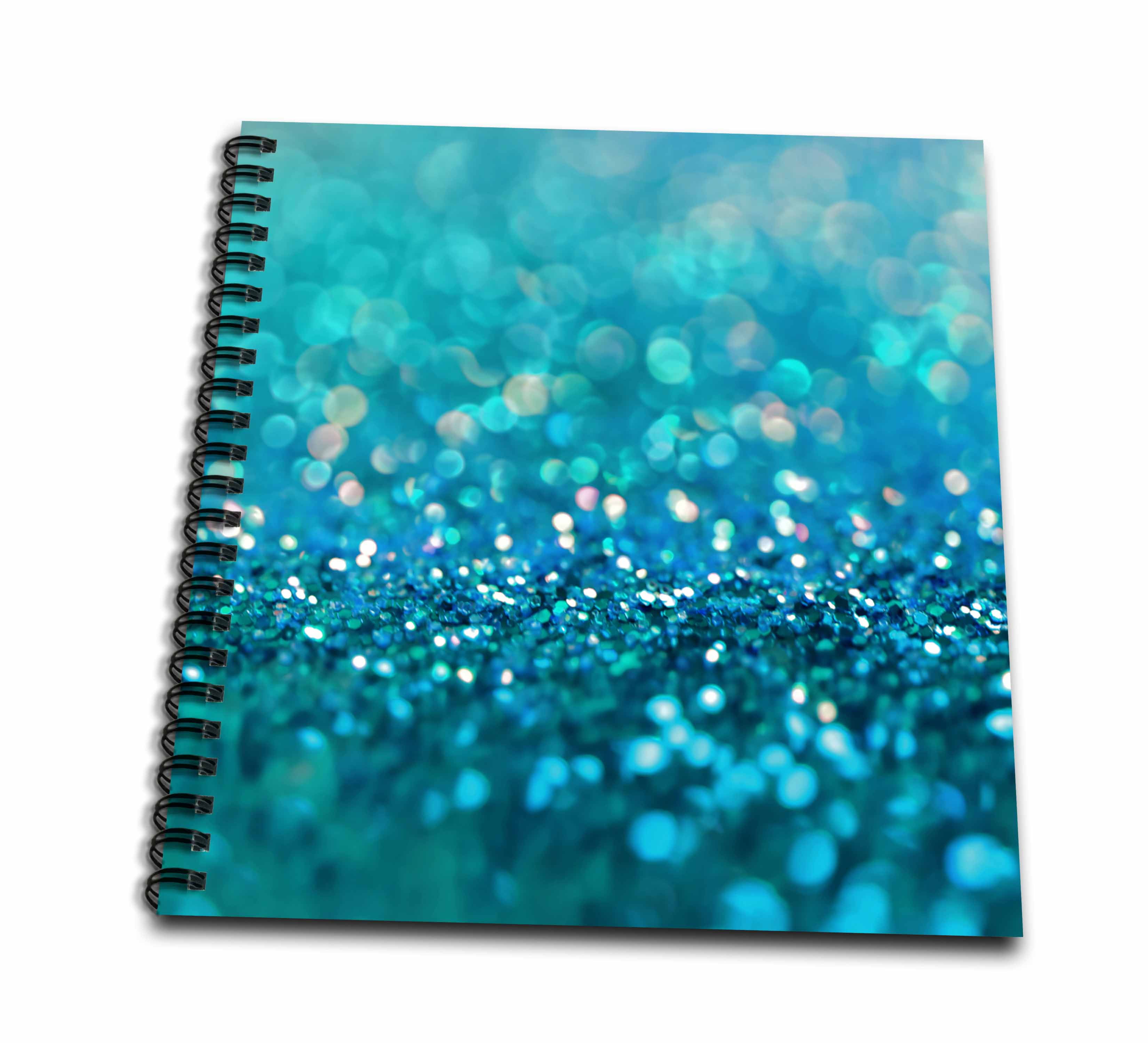 3dRose, Sparkling Teal Blue Luxury Shine Girly Elegant Mermaid Glitter ...