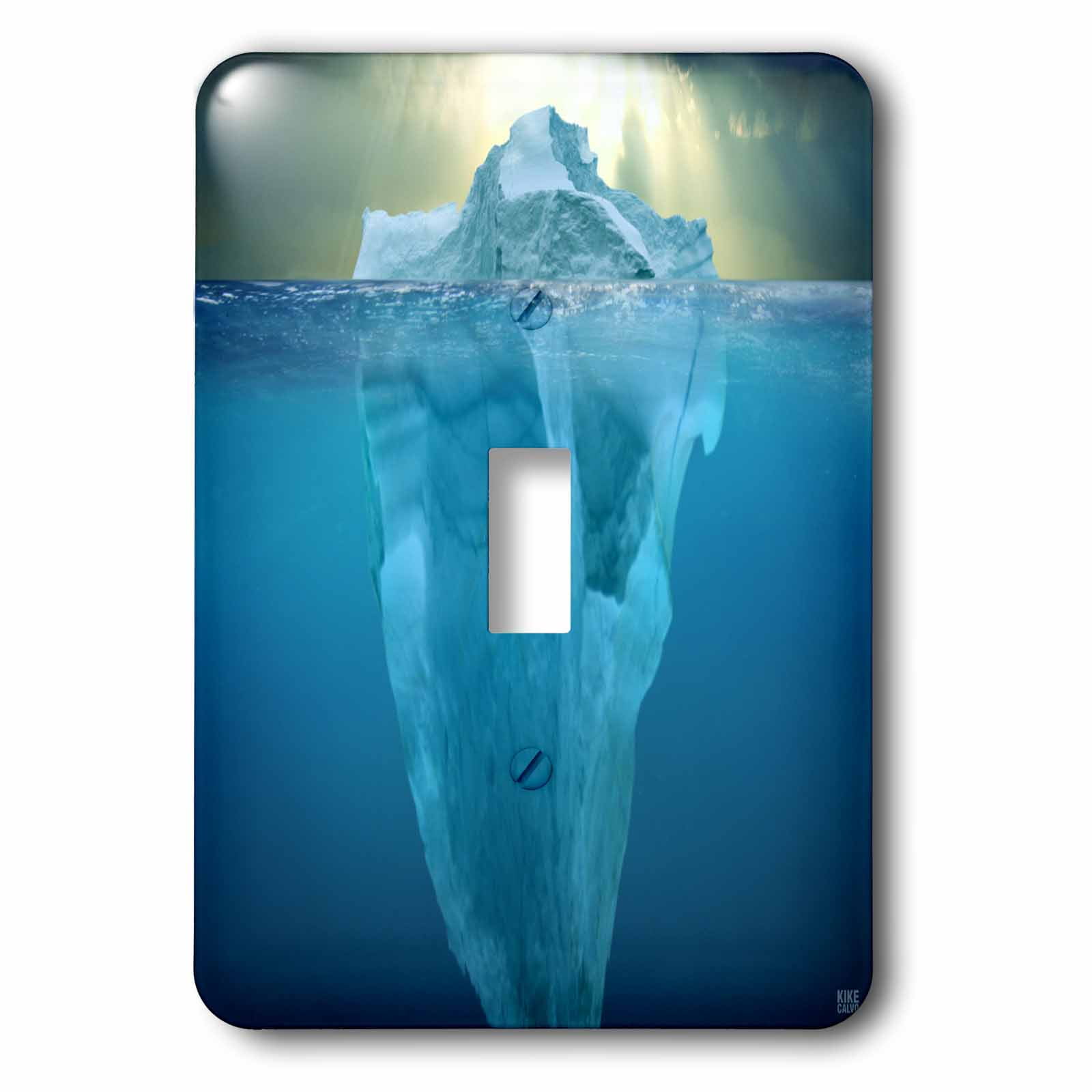 3dRose, Split image of an iceberg. Iceberg from Greenland, drifting on ...
