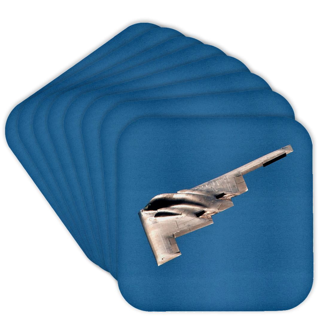 3drose, Stealth B-2 Spirit Plane, Set of 8 Coasters - Soft - Walmart.com