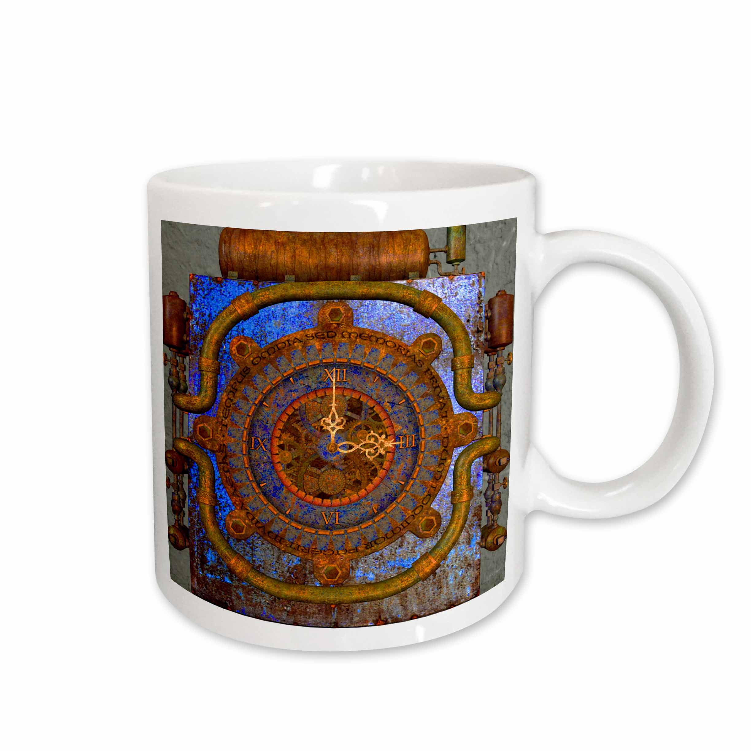 3drose, Steam Punk Cog Wheels in Bronze, 15oz Mug - Walmart.com