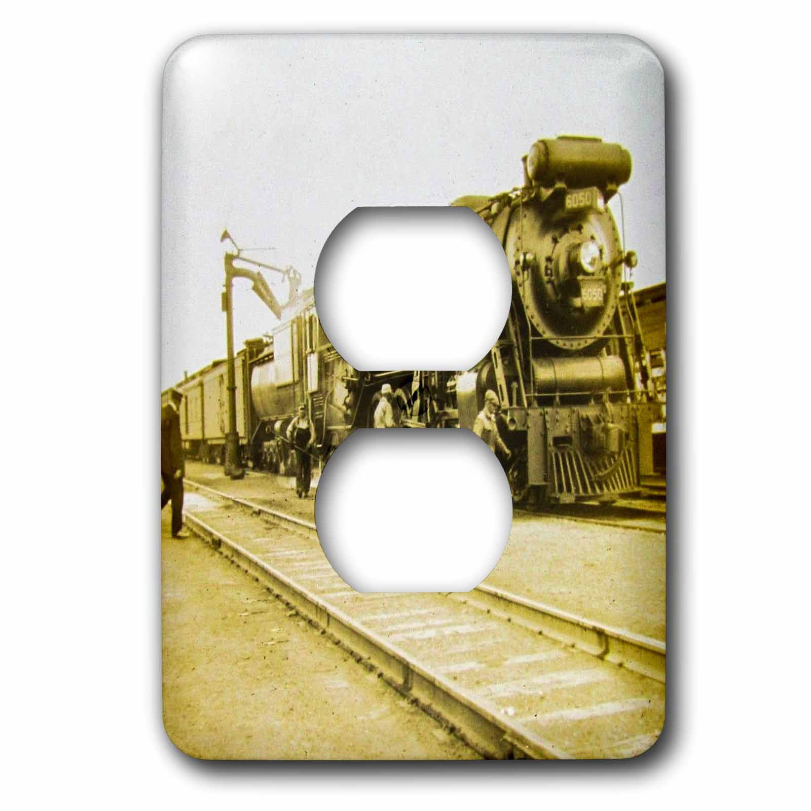 3dRose, Steam Train Locomotive No. 6050 Canadian Railway Railroad Circa ...