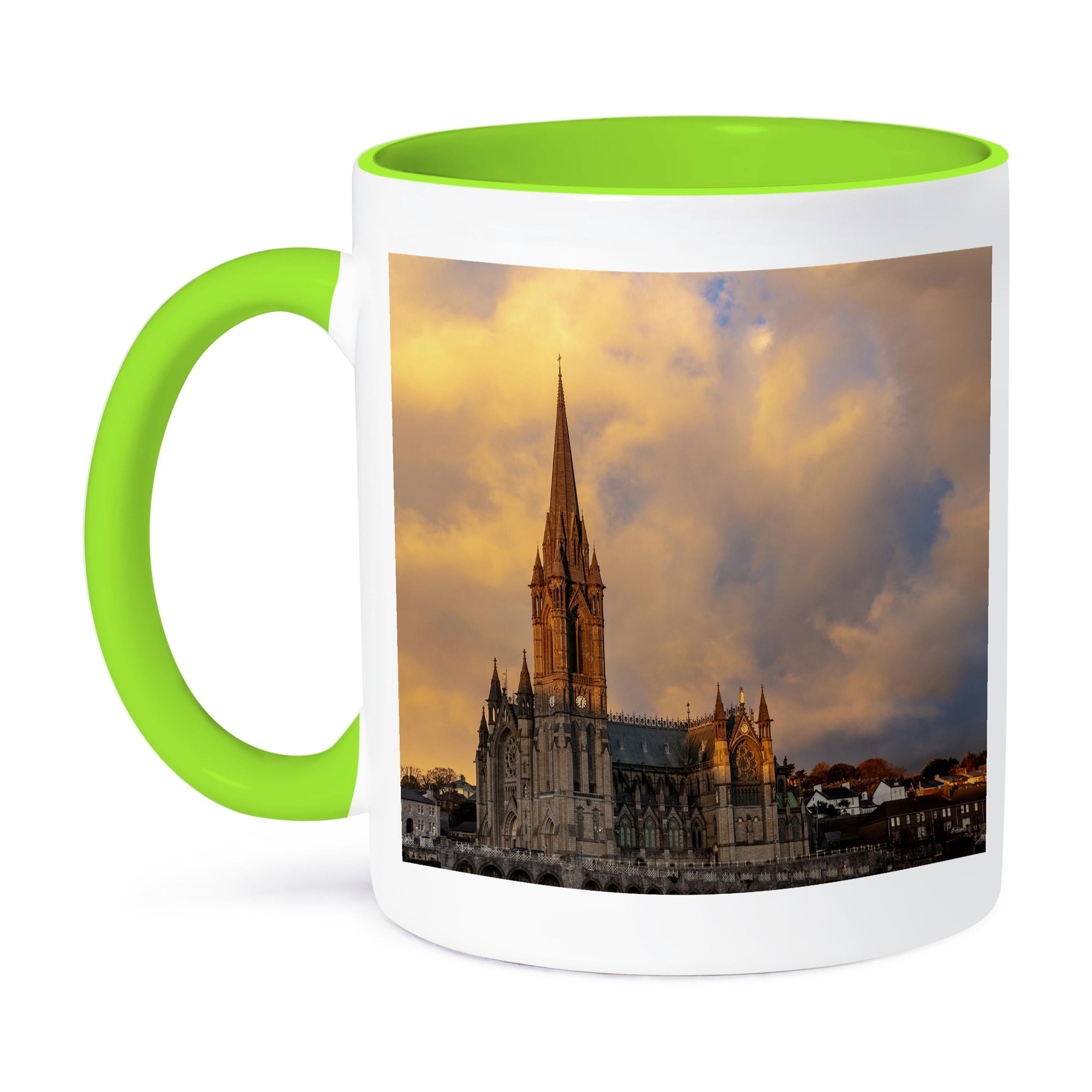 3dRose, Sunset clouds over St. Colmans Cathedral in Cobh, Ireland, 11oz ...