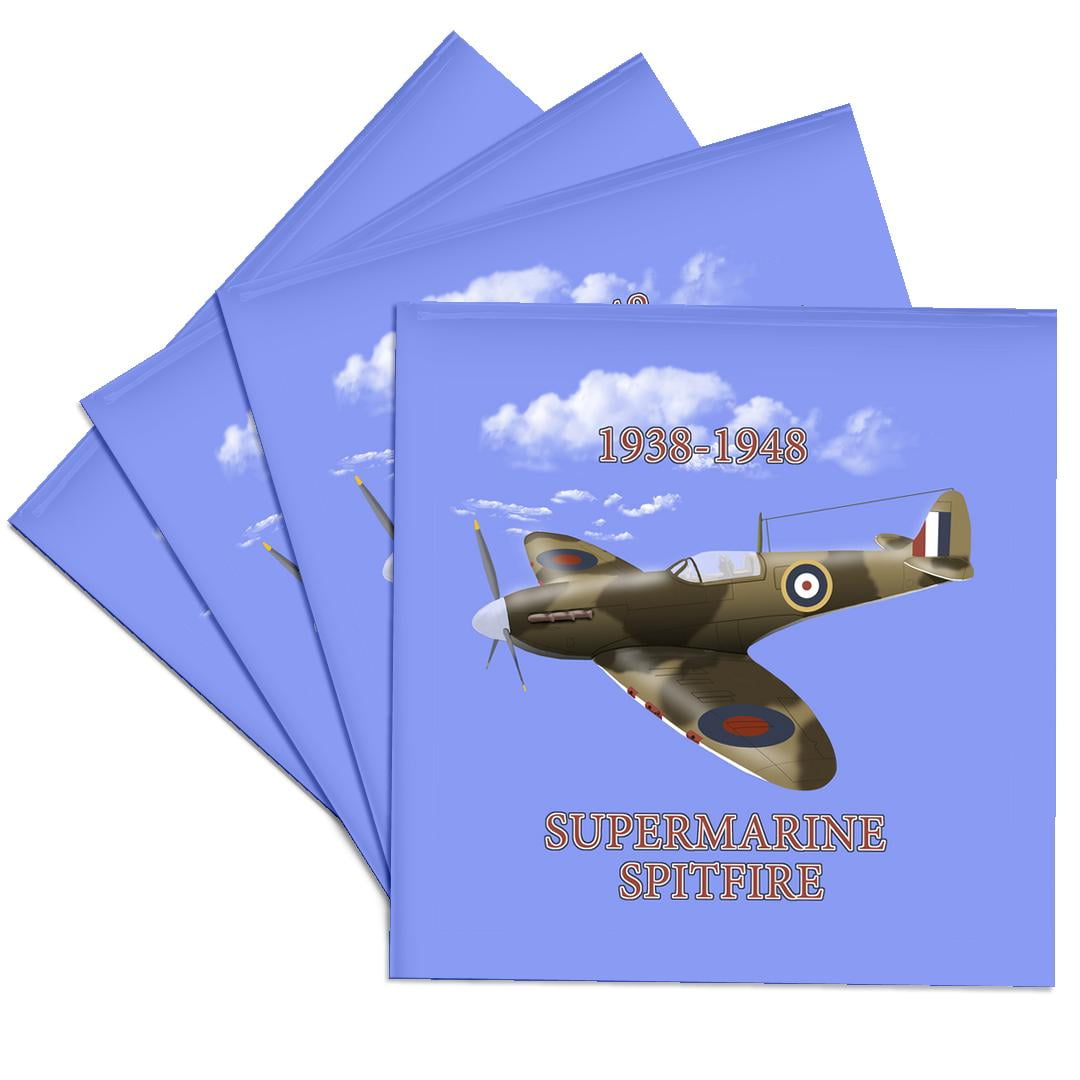 3dRose, Supermarine Spitfire. British Royal Air Force fighter WW2 in ...