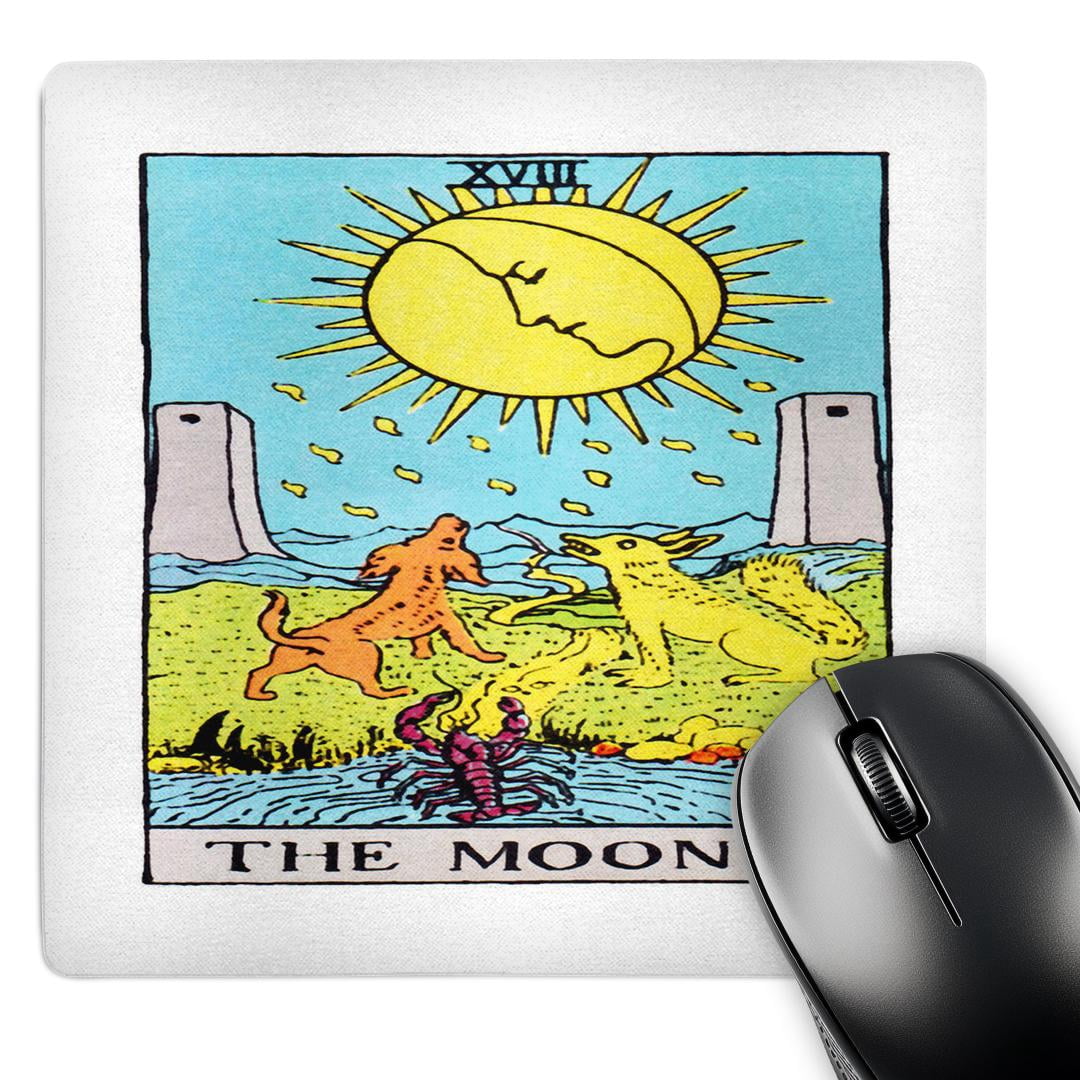 3dRose, Tarot The moon Card, Mouse Pad - Walmart Business Supplies