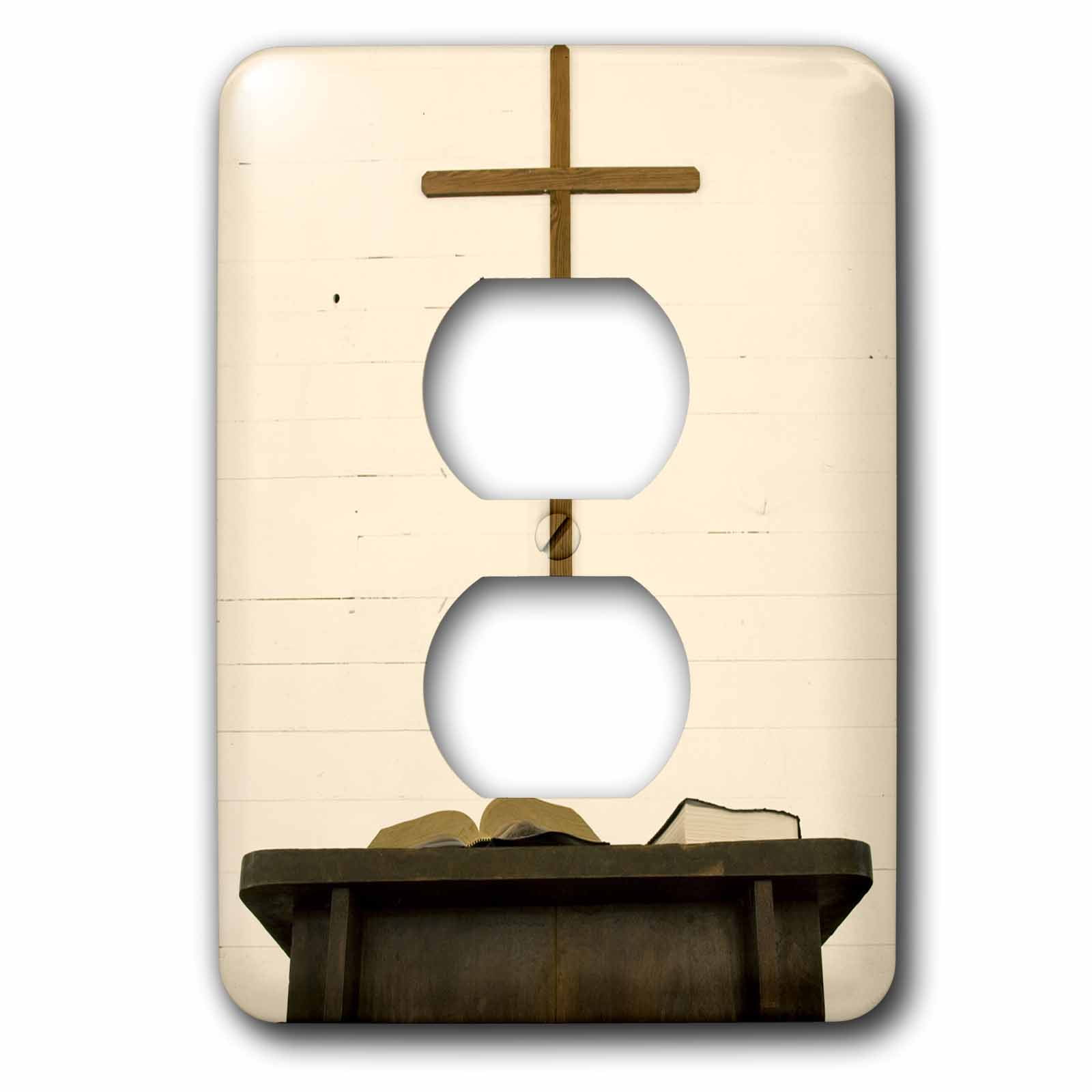 3dRose, Tennessee, Church, Cross, bible, pulpit - US43 BJA0006 - Jaynes ...