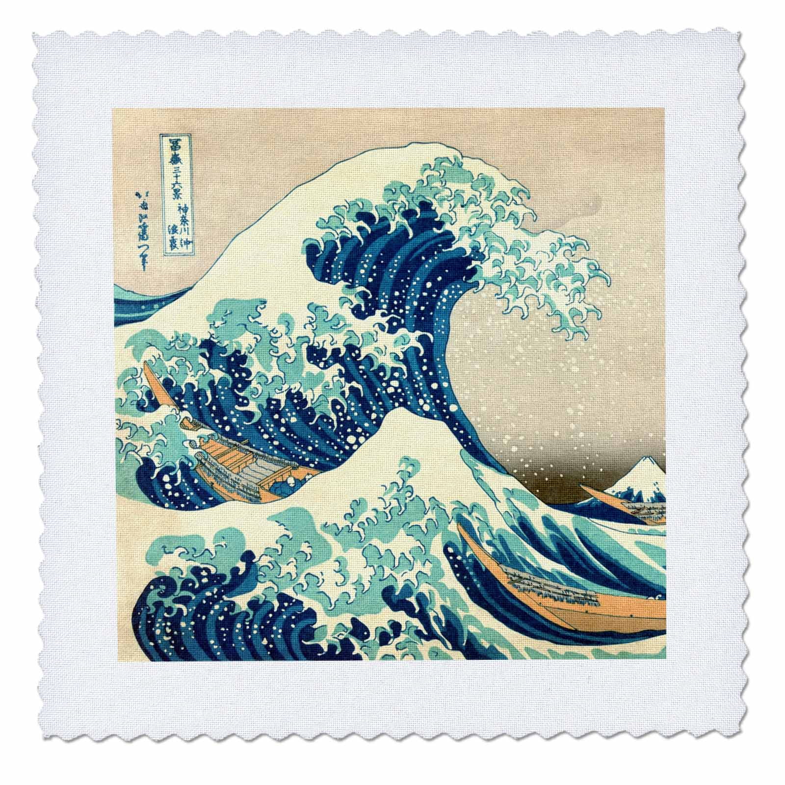 3dRose, The Great Wave off Kanagawa by Japanese artist Hokusai ...