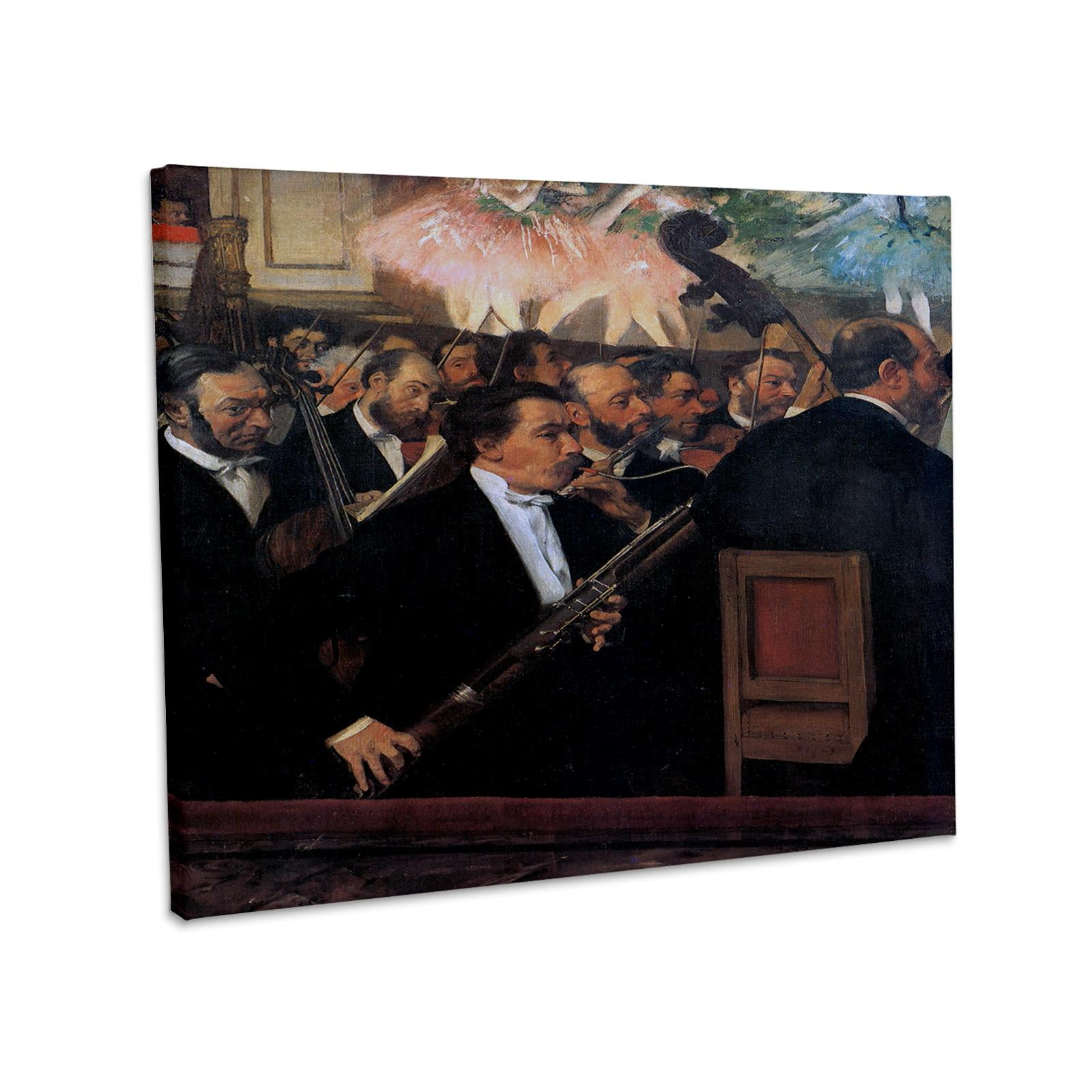 3dRose, The Orchestra of the Opera by Edgar Degas Man Playing a Bassoon ...