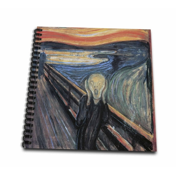 3dRose The Scream by Edvard Munch - Drawing Book, 8 by 8-inch - Walmart.com
