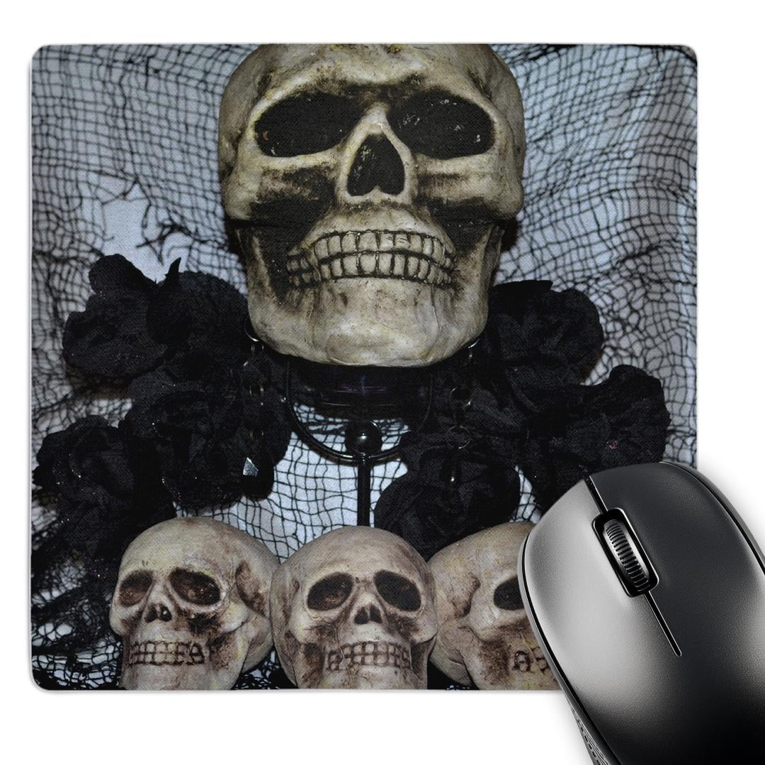 3dRose, The Skulls One large skull and three small , Mouse Pad ...