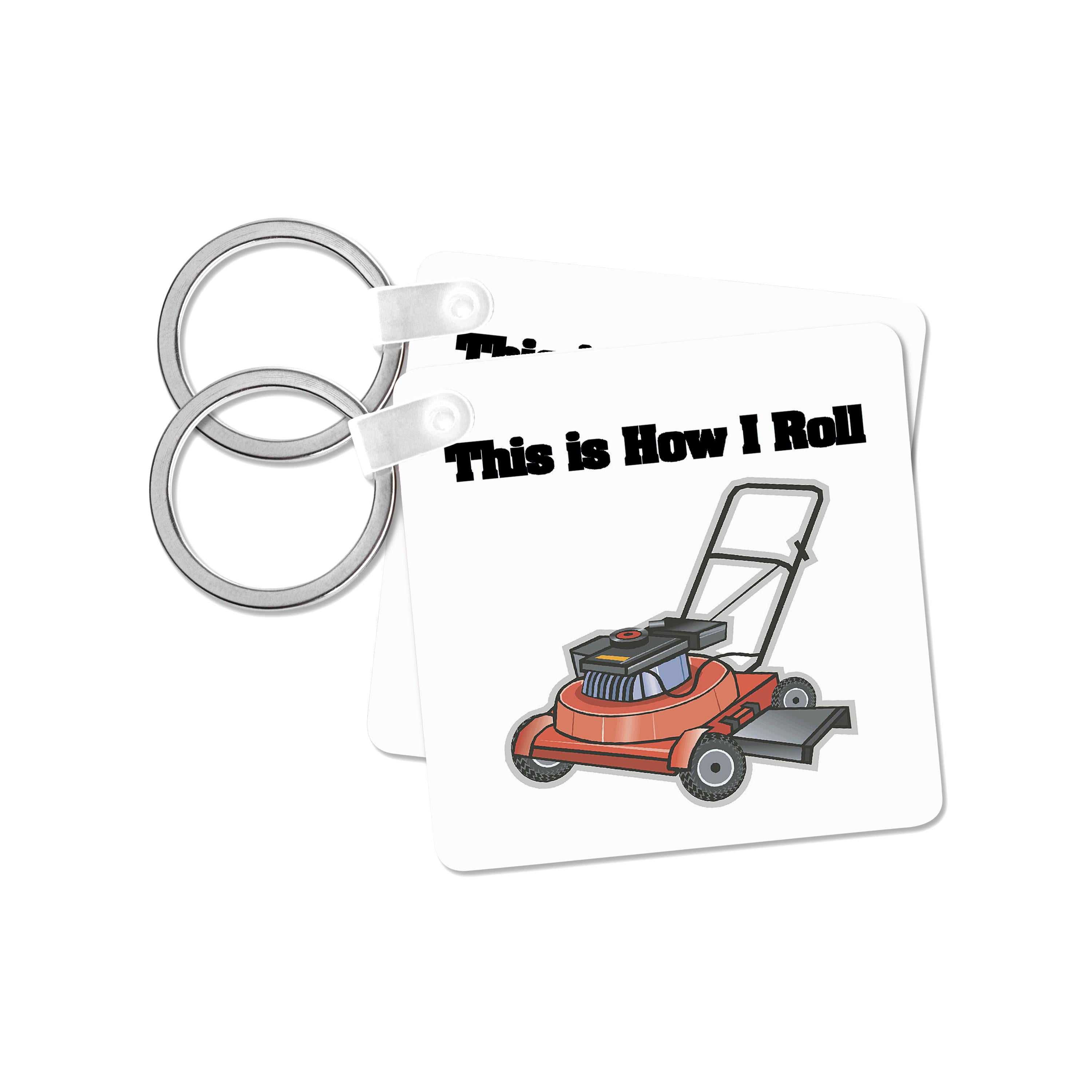 3dRose, This Is How I Roll Lawn Mower, set of 2 Key Chains - Walmart.com