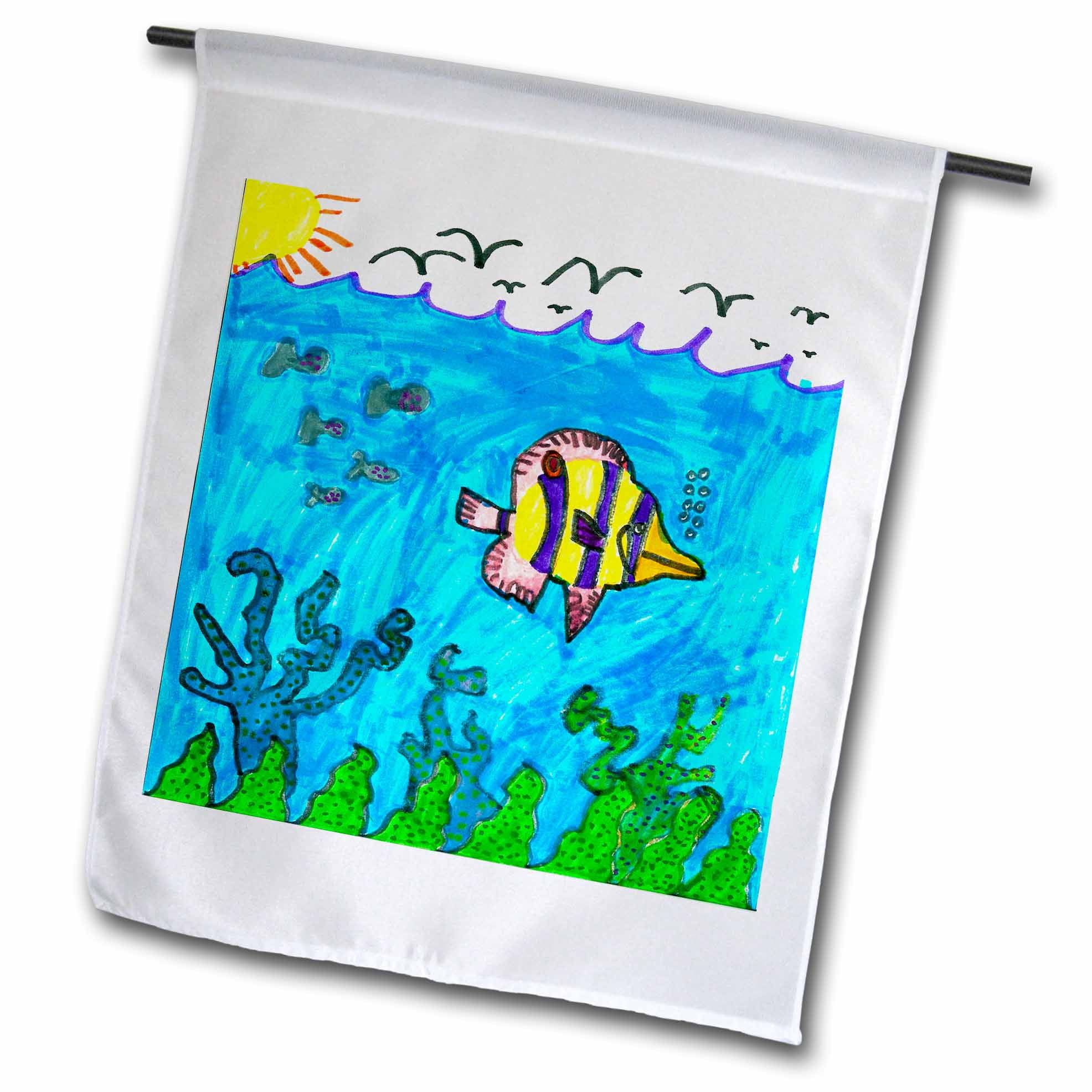 3dRose Tropical Fish - Garden Flag, 12 by 18-inch - Walmart.com