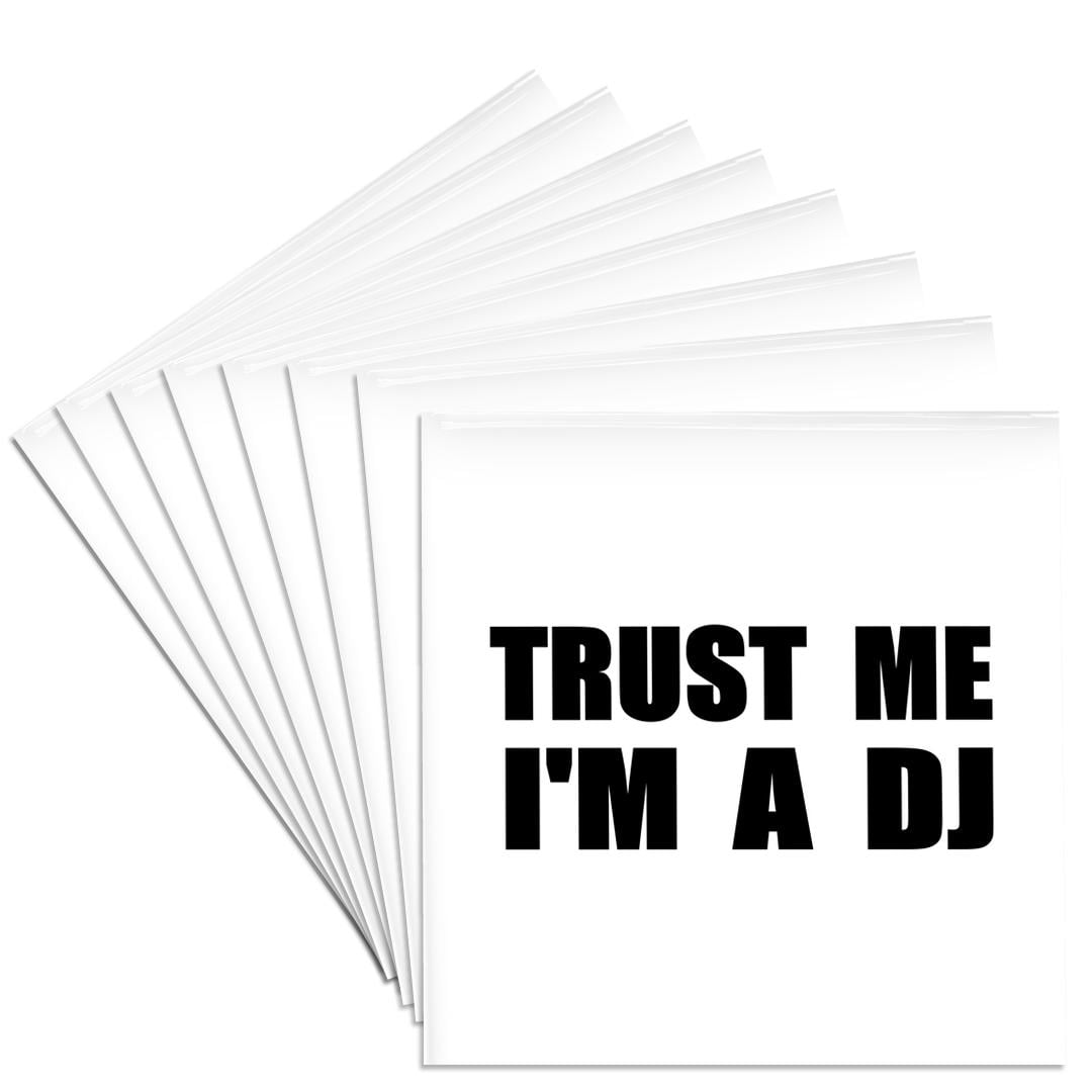 3dRose, Trust me Im a DJ. fun DJing humor. funny music deejay job work ...
