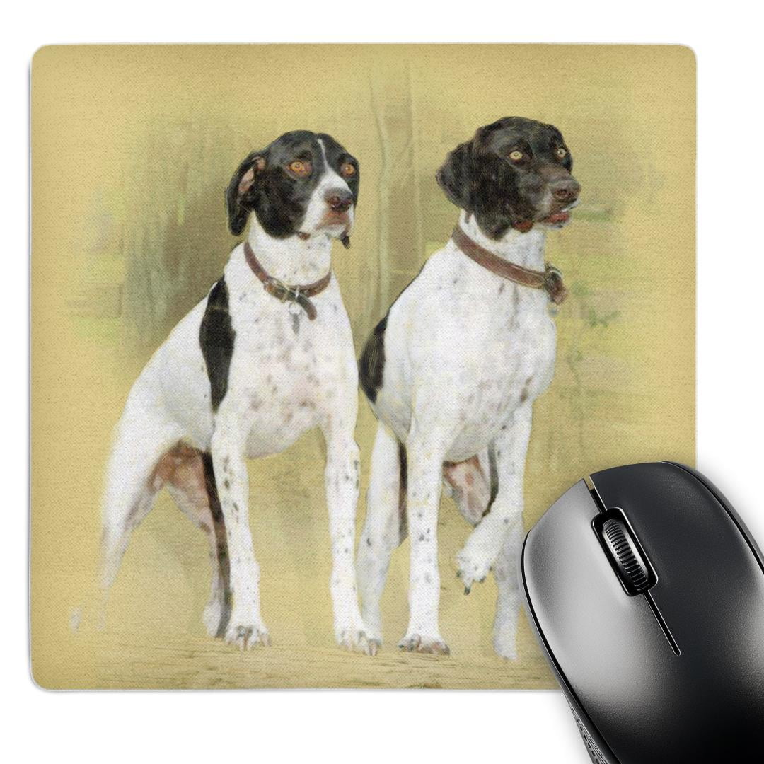 3dRose, Two pointer hunting dogs at attention. Digital Oil Painting ...