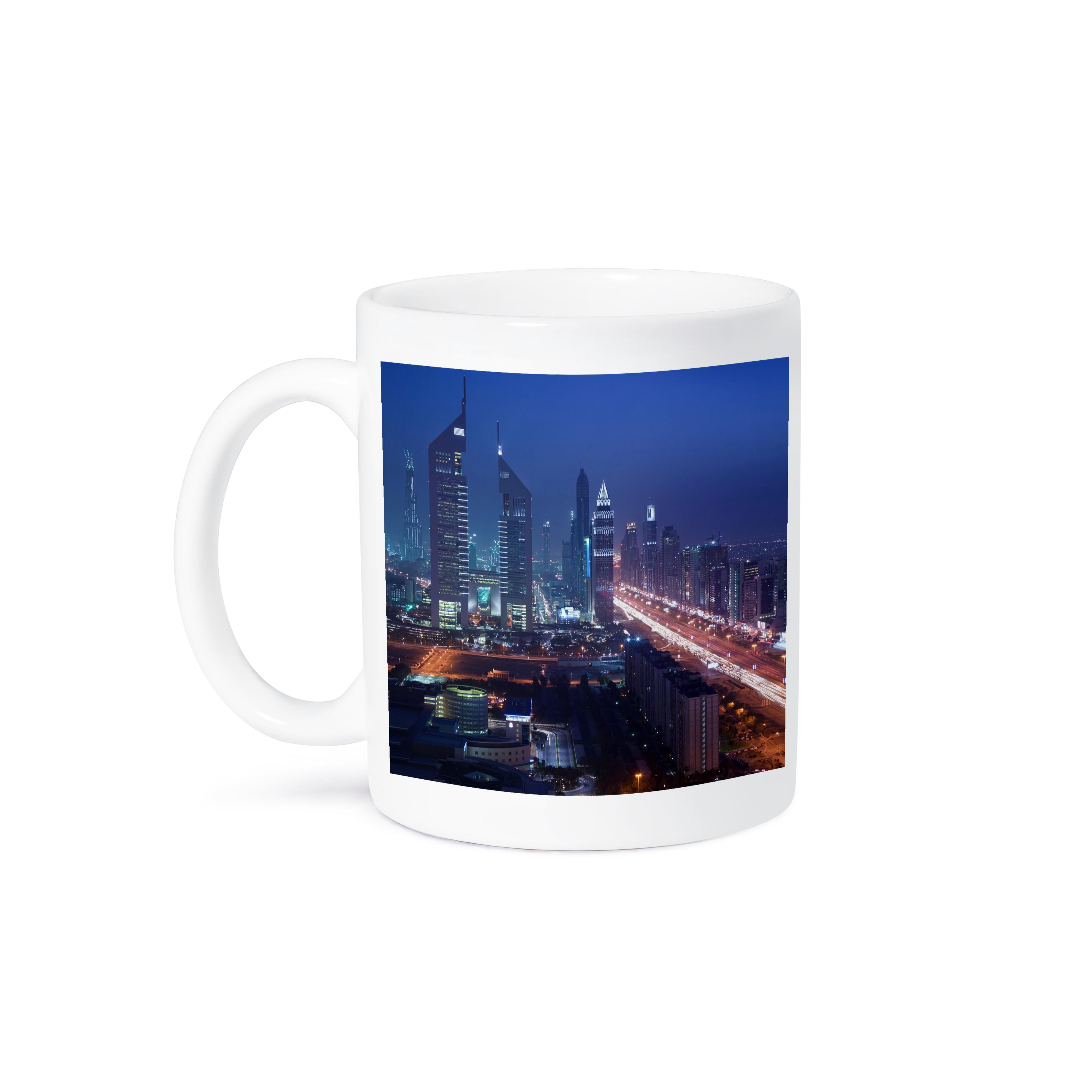 3dRose, UAE, Dubai, Emirates, Sheikh Zayed, City skyline-AS44 WBI0133 ...