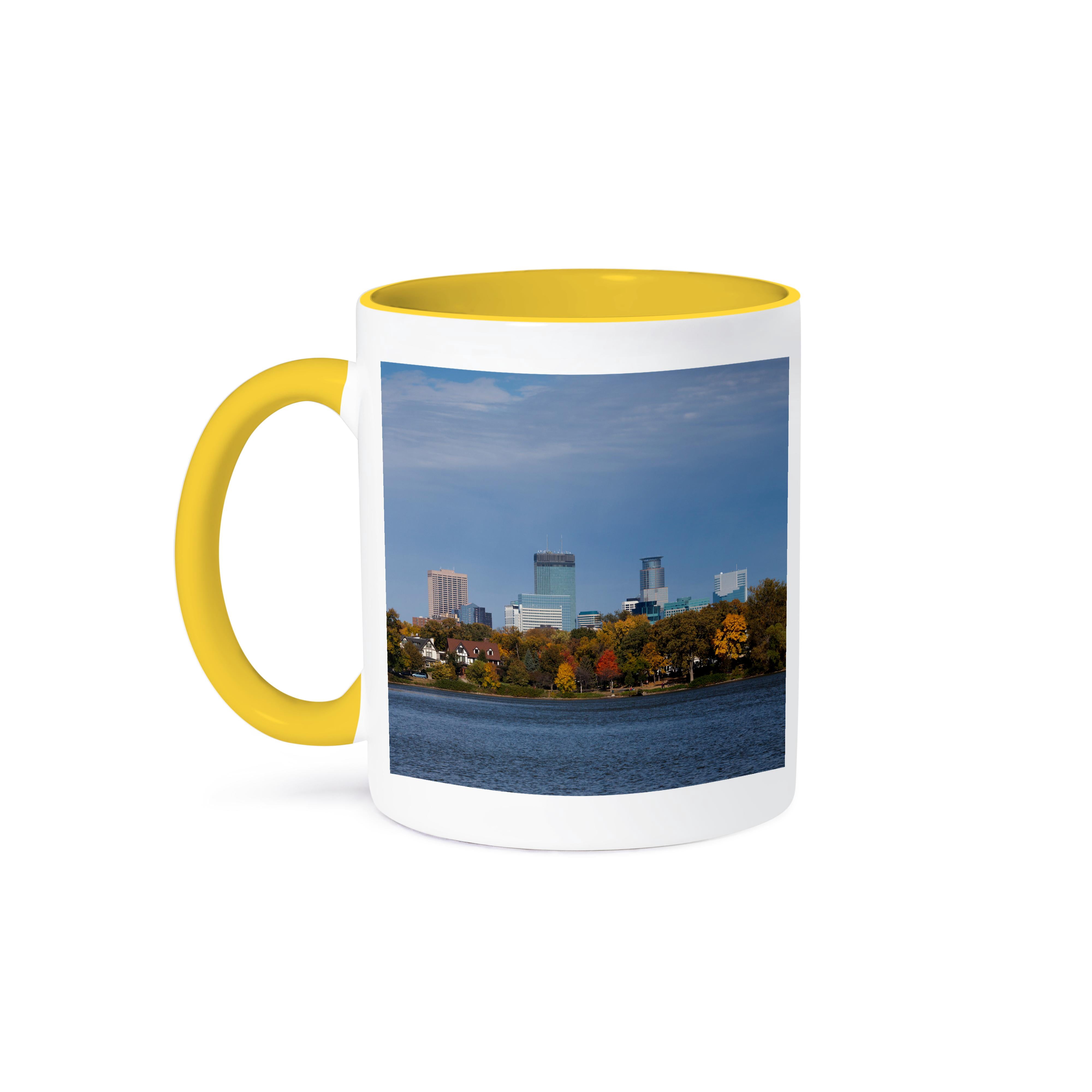 3drose, Usa, Minnesota, Minneapolis, City Skyline from Lake Calhoun ...