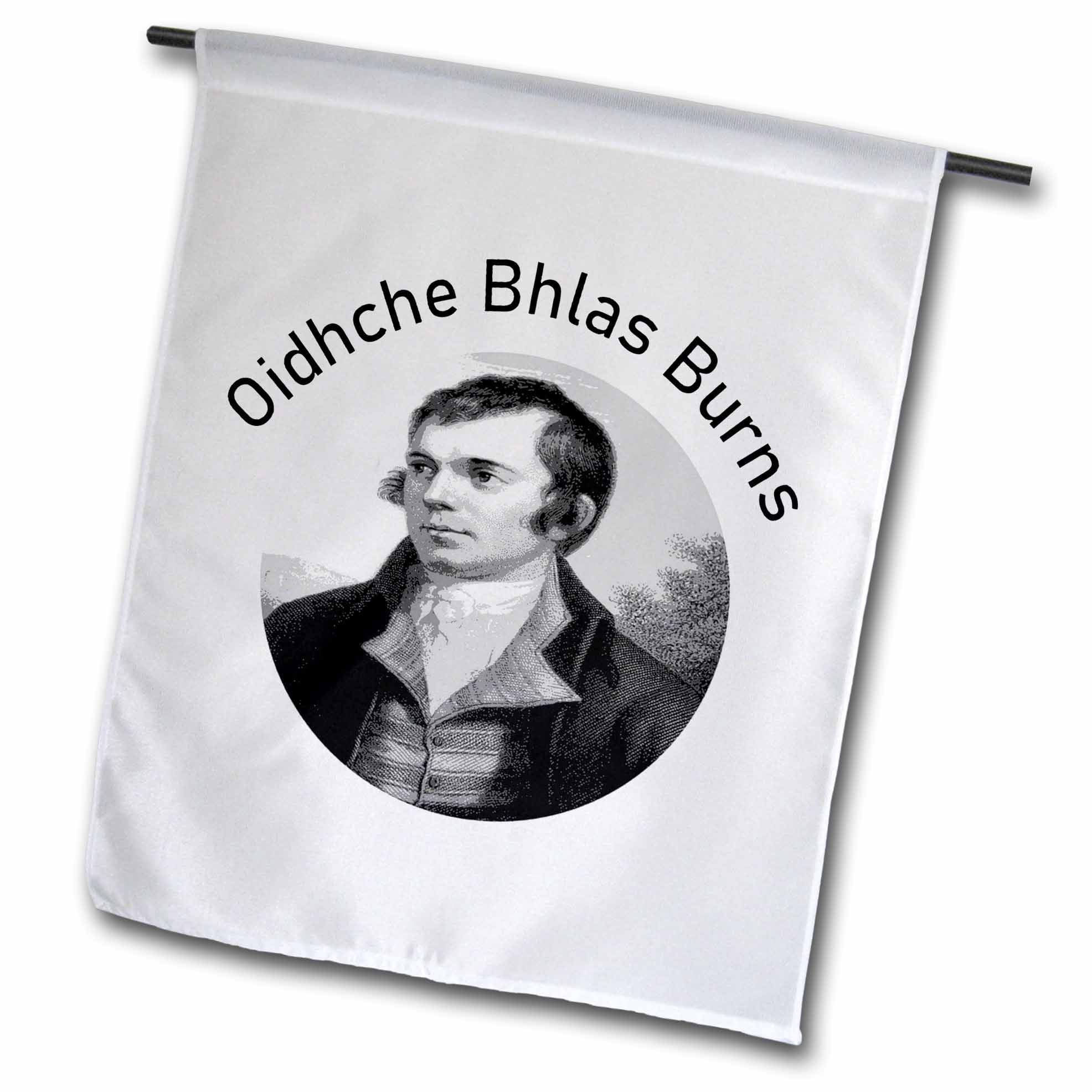 3dRose, Vector portrait of Robbie Burns under gaelic text Happy Burns ...
