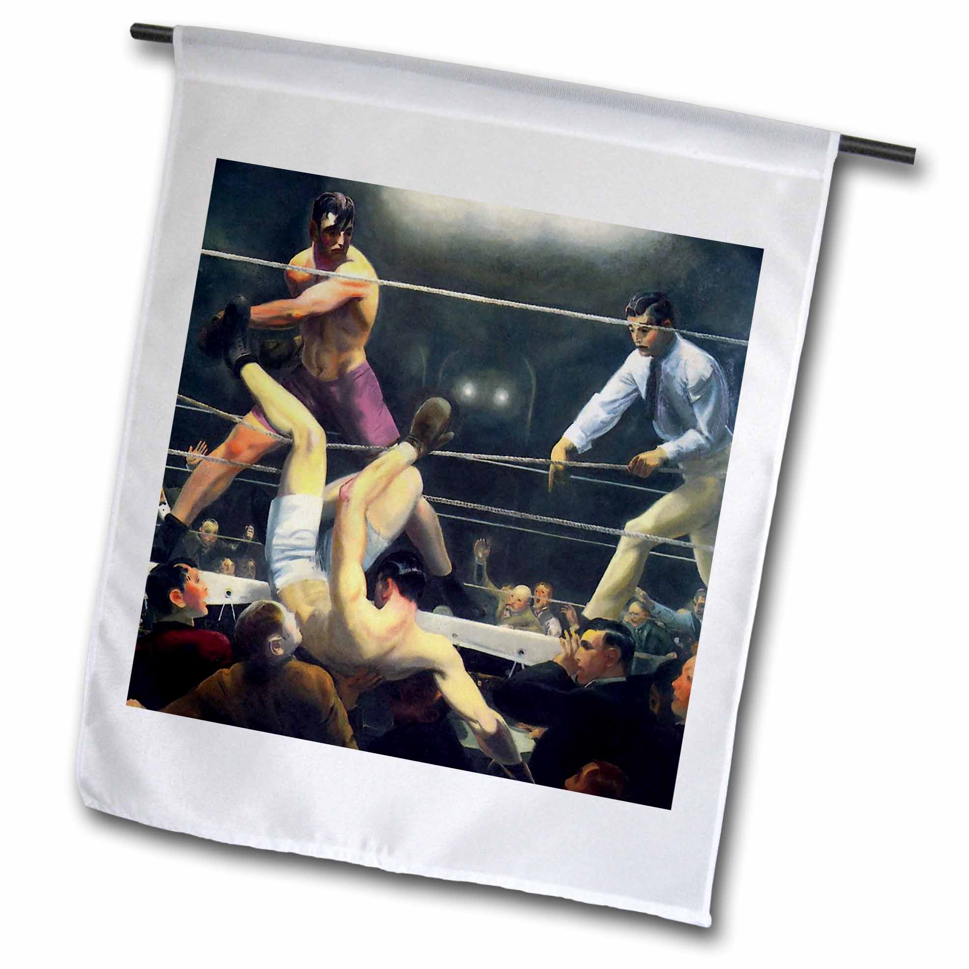 3dRose, Vintage Art Dempsey and Firpo Boxing Match 1924 by artist ...