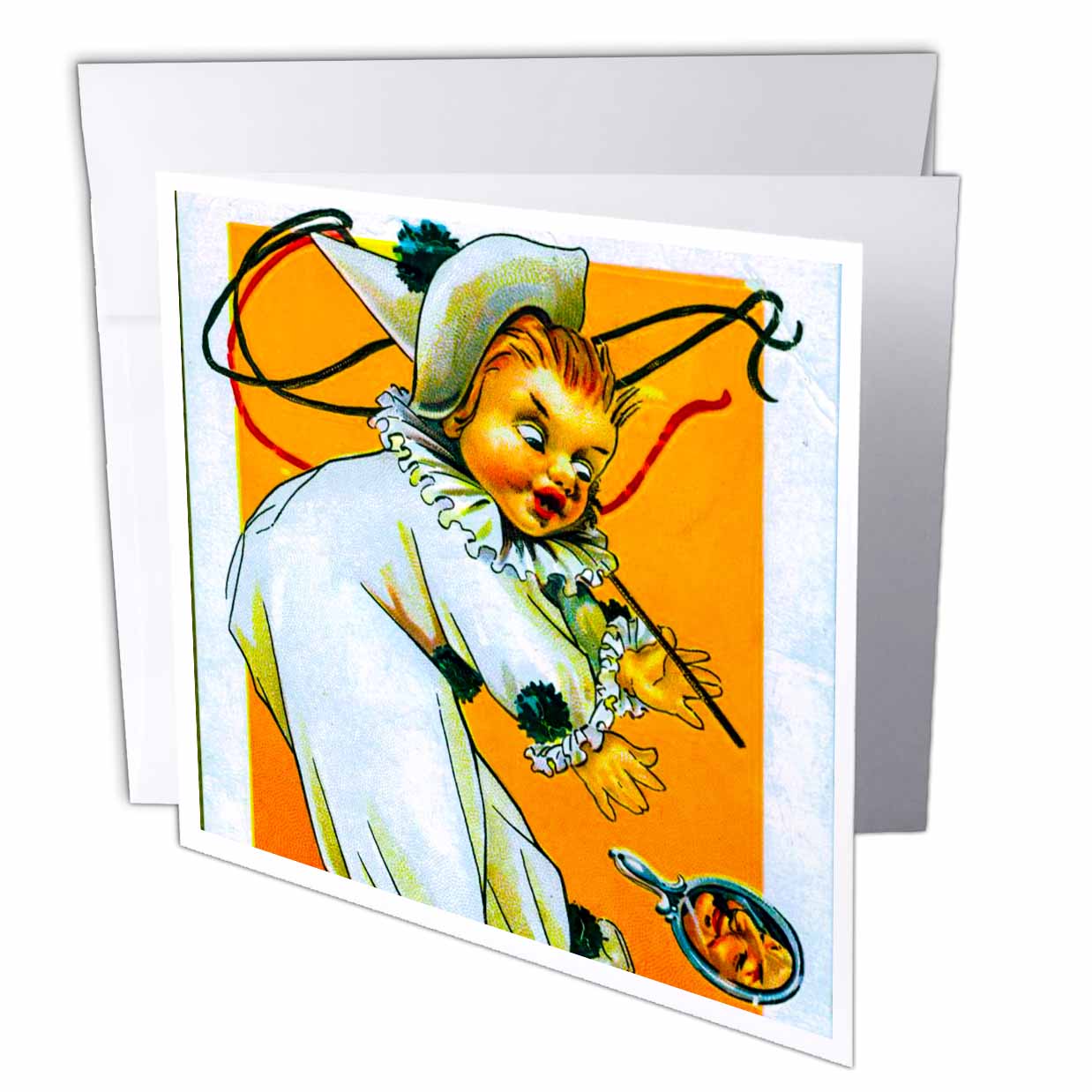 3dRose, Vintage Halloween Holiday Postcard Early 1900s Mischievous ...