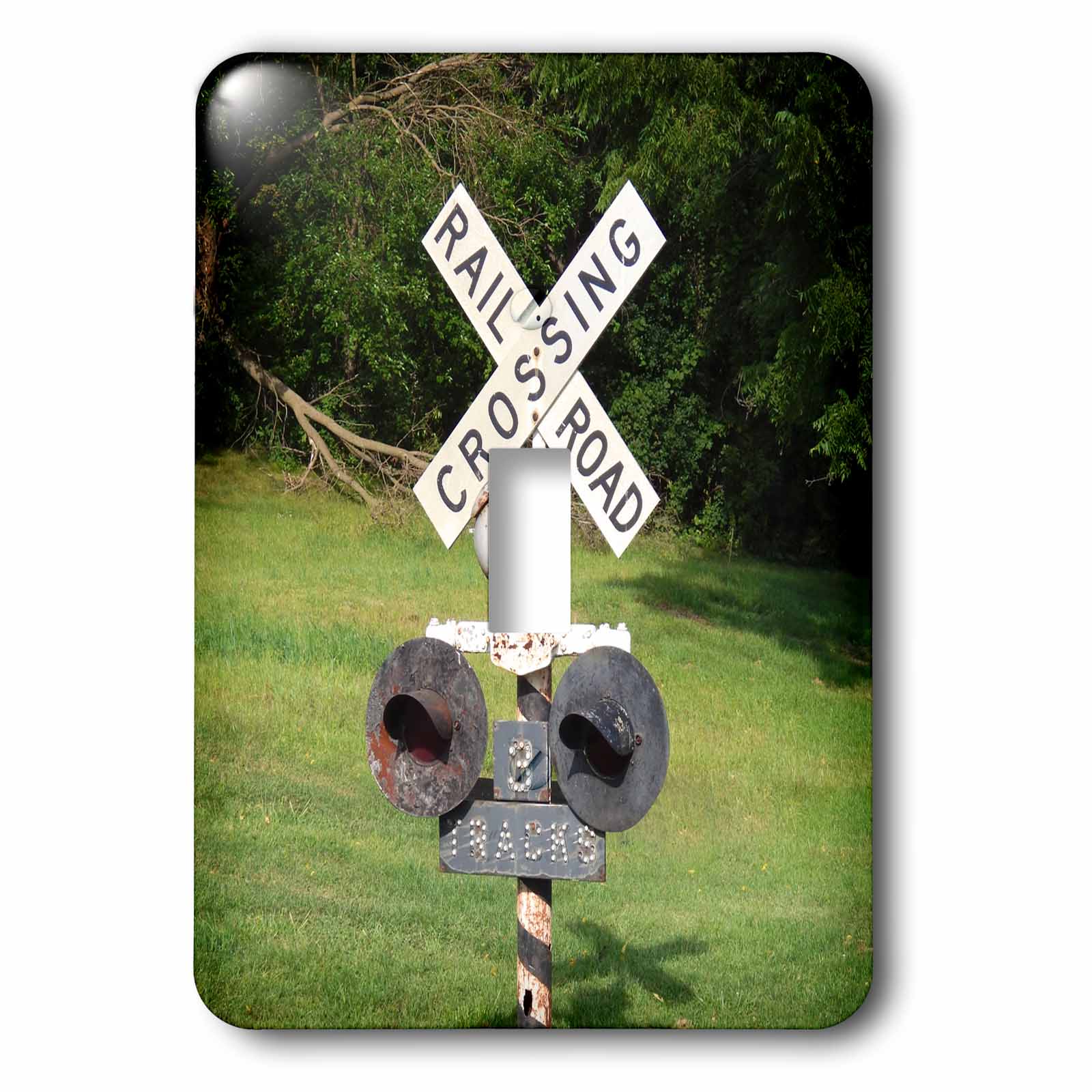 3dRose, Vintage Railroad Crossing Sign - old school photograph of ...