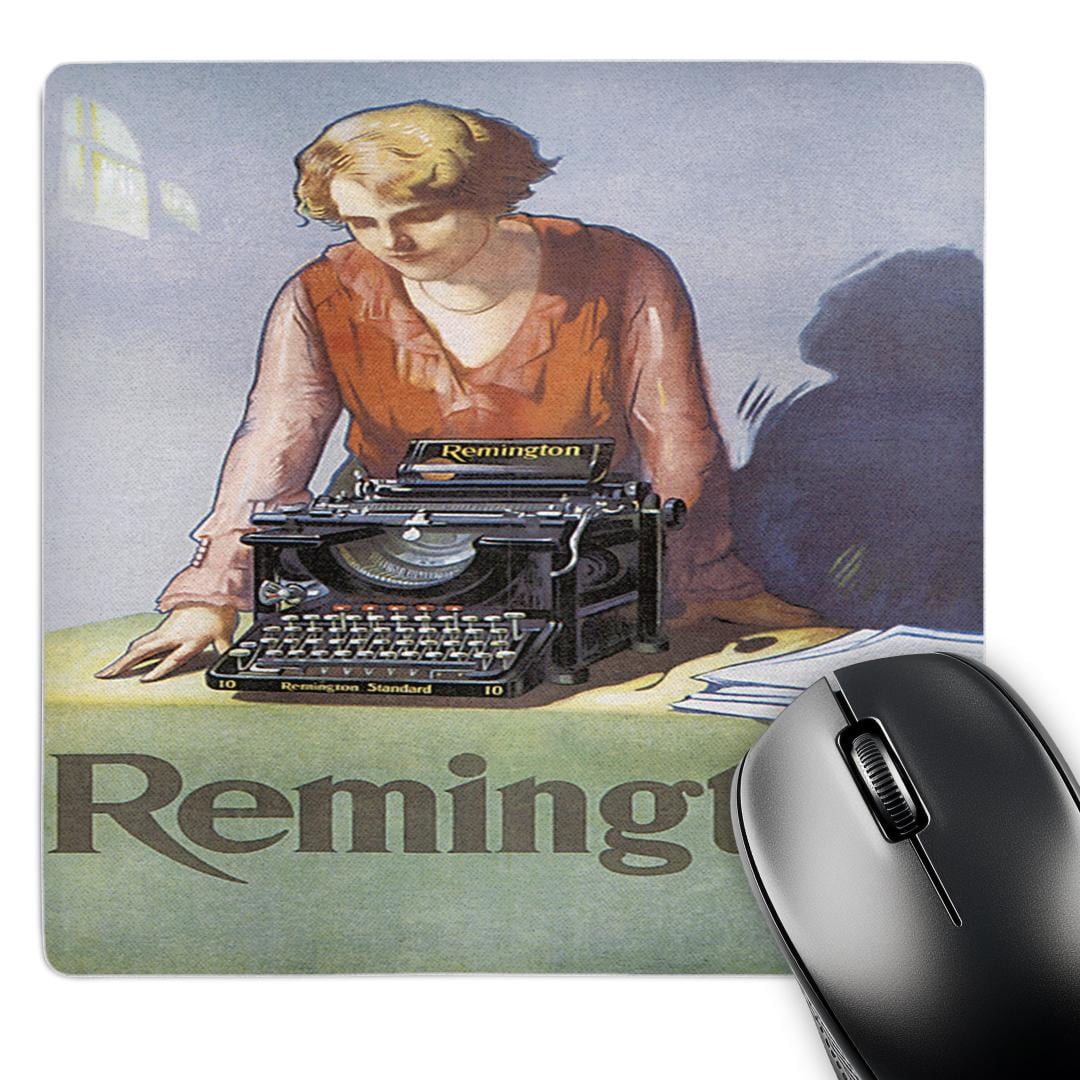 3dRose, Vintage Remington Typewriter Advertising Poster, Mouse Pad ...