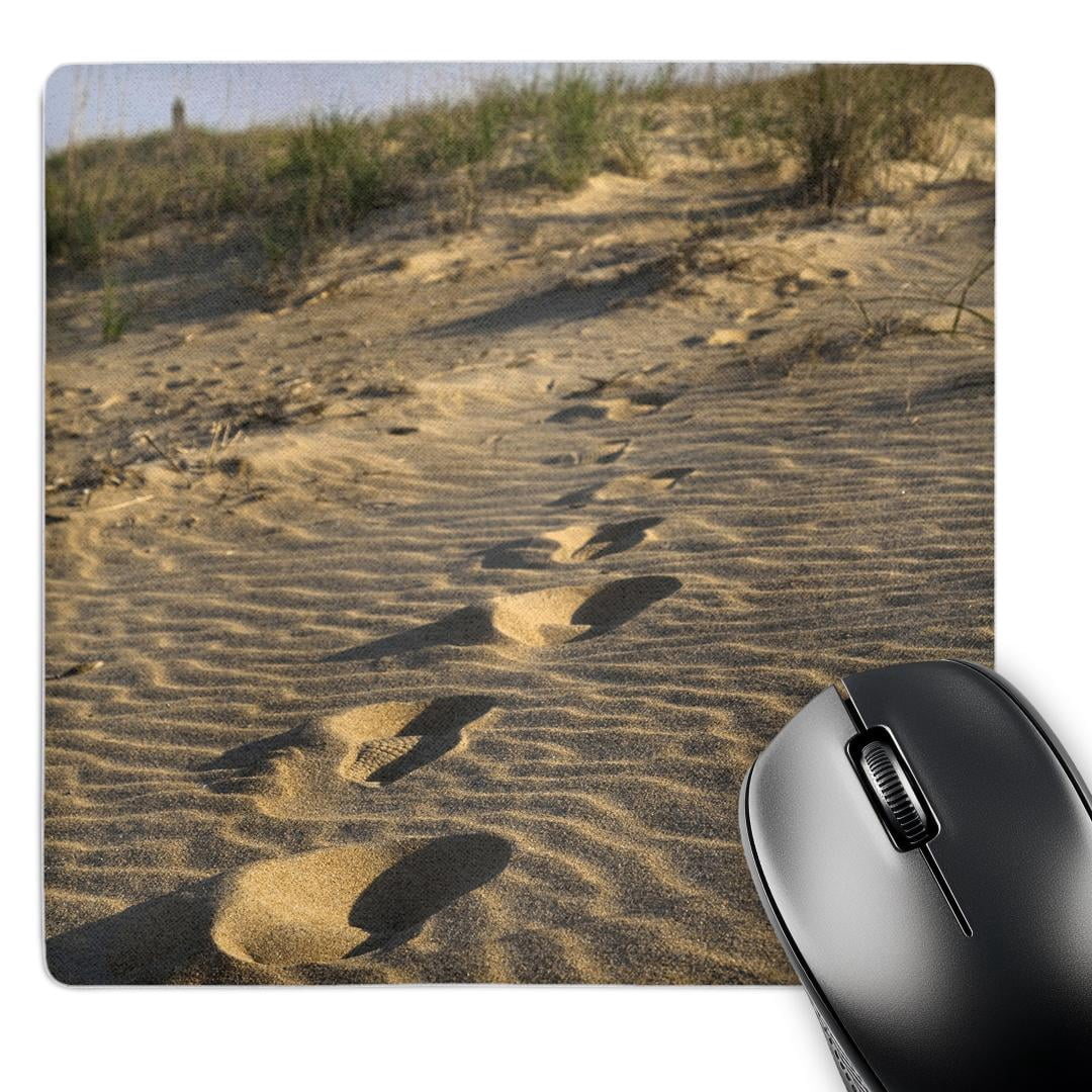 3dRose, Virginia Beach, Footprints in the beach sand - US47 IST0001 ...