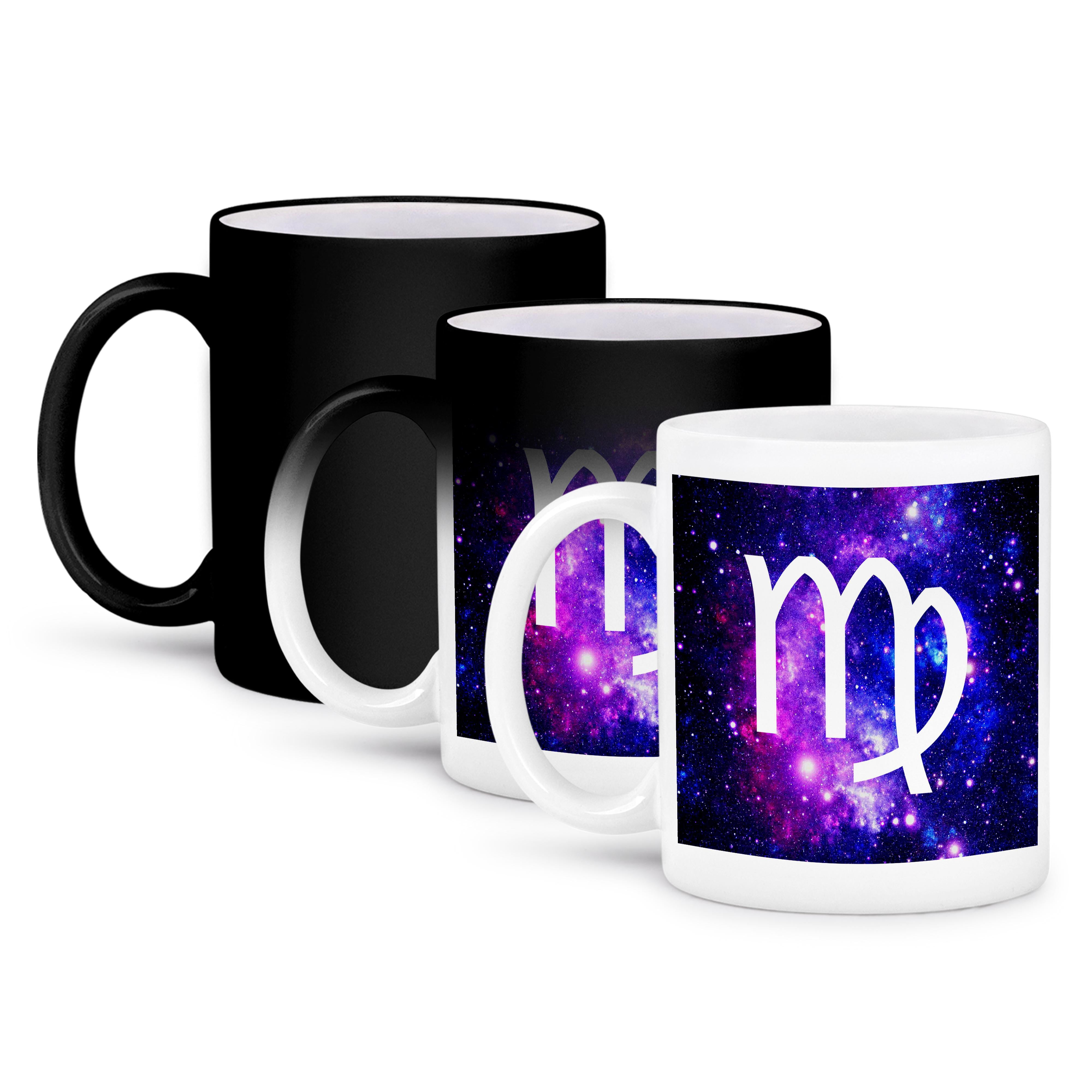 3dRose, Virgo star sign on purple space background - zodiac horoscope ...