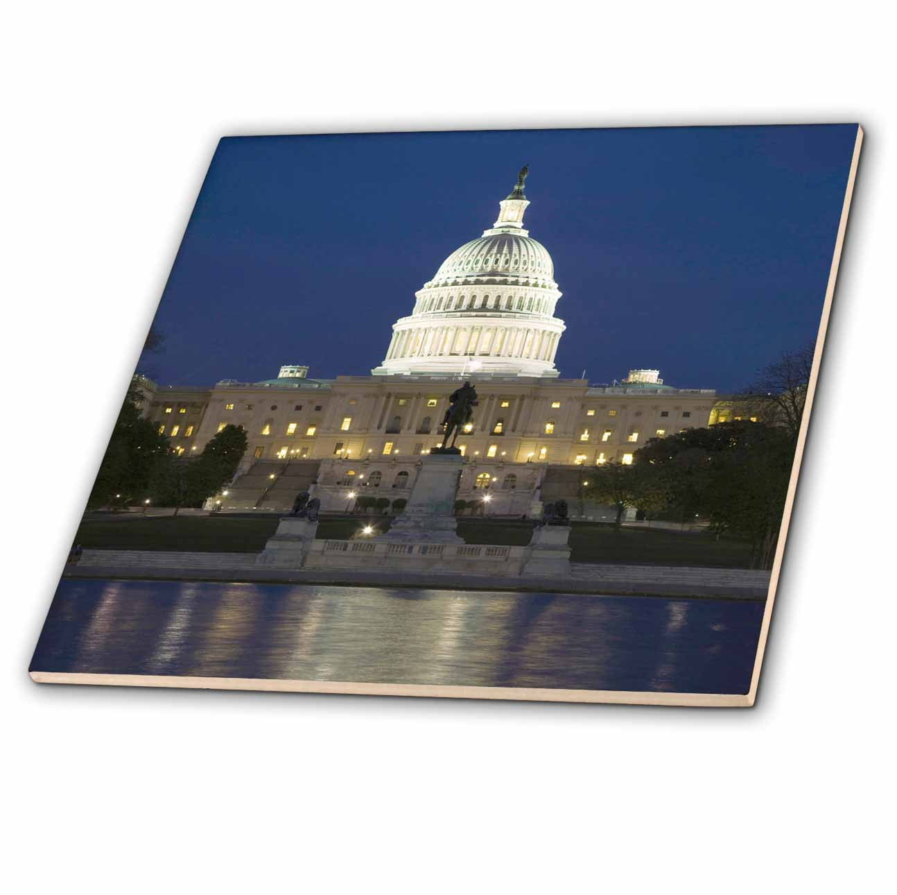 3dRose, Washington, D.C. Reflection of Capitol Building - US09 BJA0045 ...