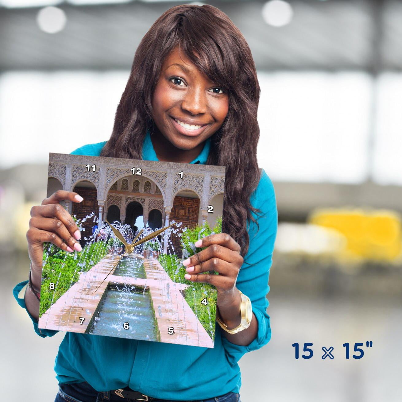 3dRose, Water Fountains at Alhambra palace gardens in Grenada Spain ...