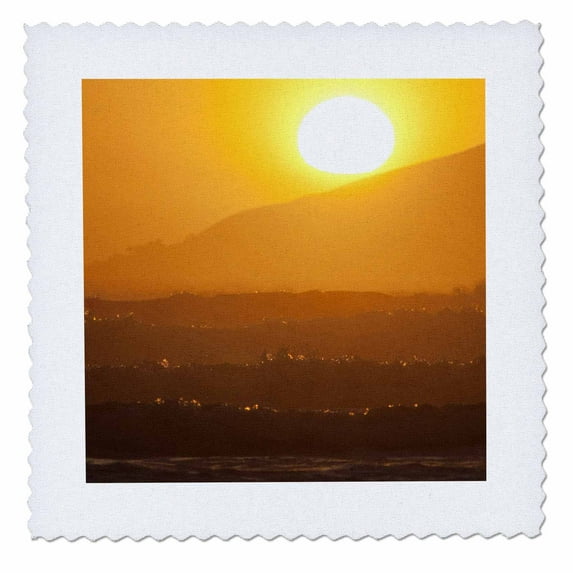 3dRose, Waves crash at sunset at Pismo Beach California - US05 CHA0073 ...