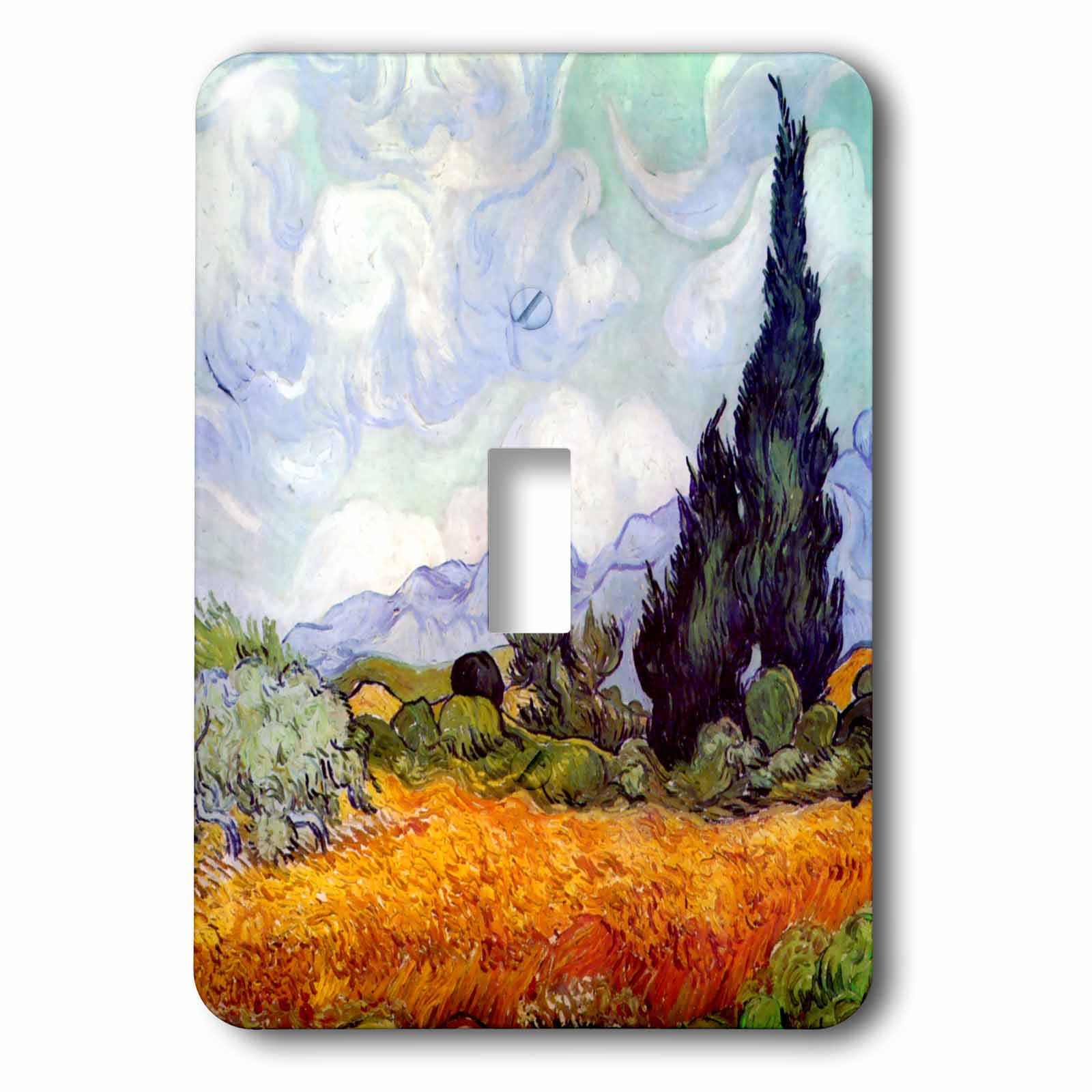 3dRose Wheat Field with Cypresses by Vincent van Gogh 1889 - wheatfield ...