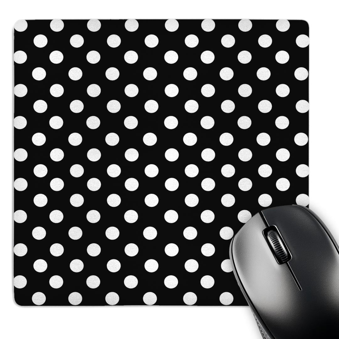 3dRose, White Polka Dots on Classy Black - Classic Retro fifties ...